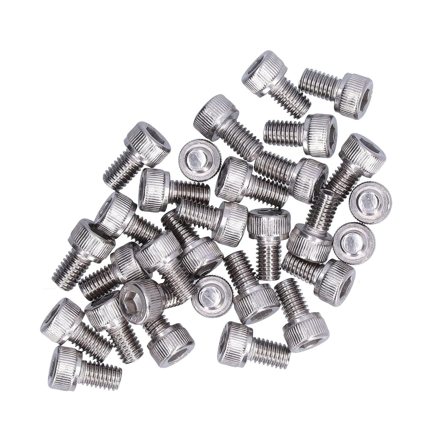 Generic M6 Screw Bolts, 30Pcs Hardware Fasteners Corrosion Resistant ...