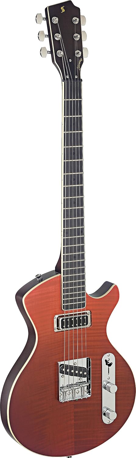 Stagg Electric Guitar-Silveray Series - Custom Deluxe Model with Solid ...