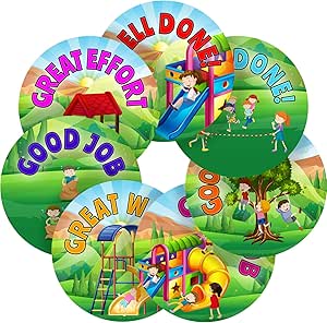 Nursery Children's Playground Reward Sticker Labels Children Parent ...