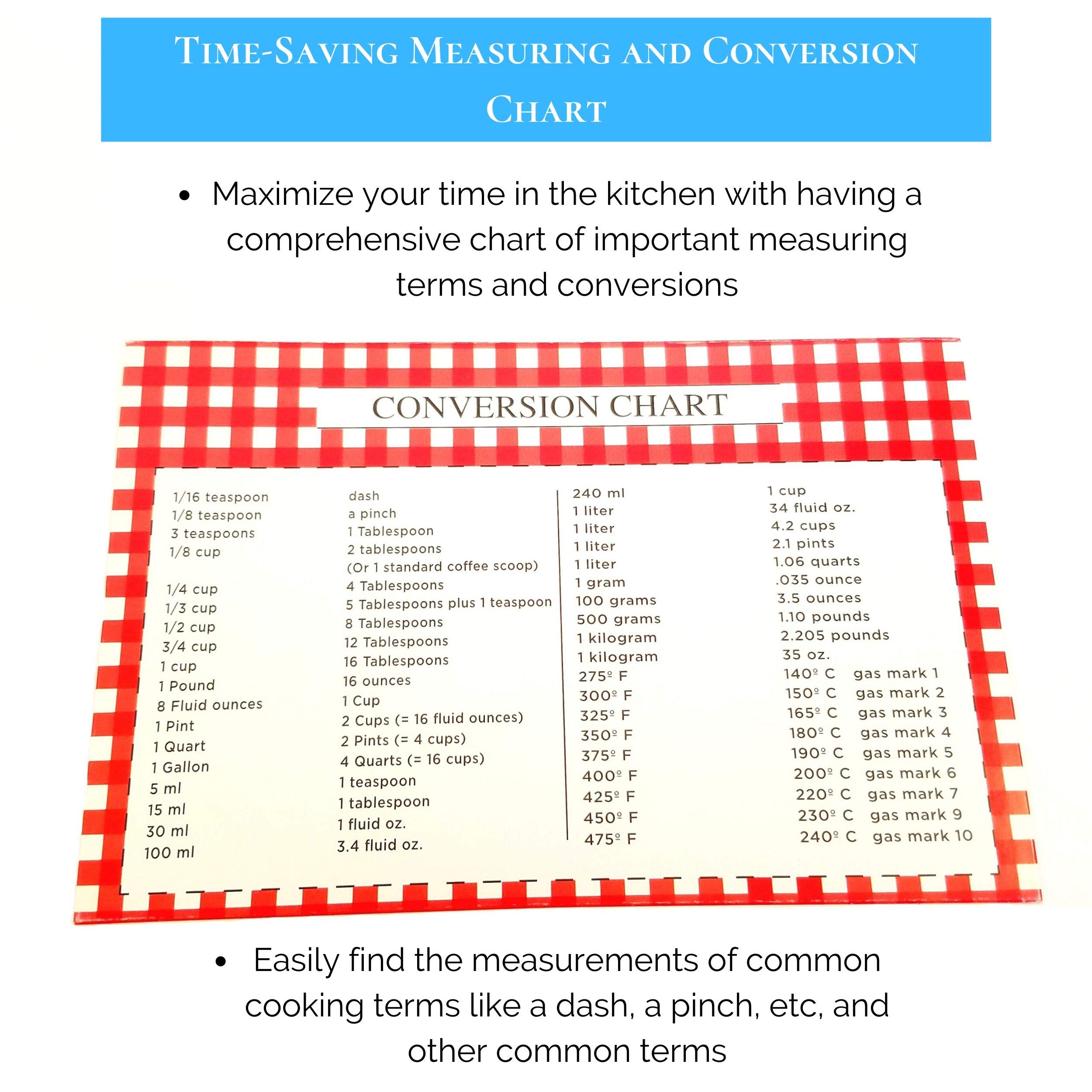 Buy Recipe Box with 100, 4x6 Cards + 9 Dividers + 1 Measuring ...