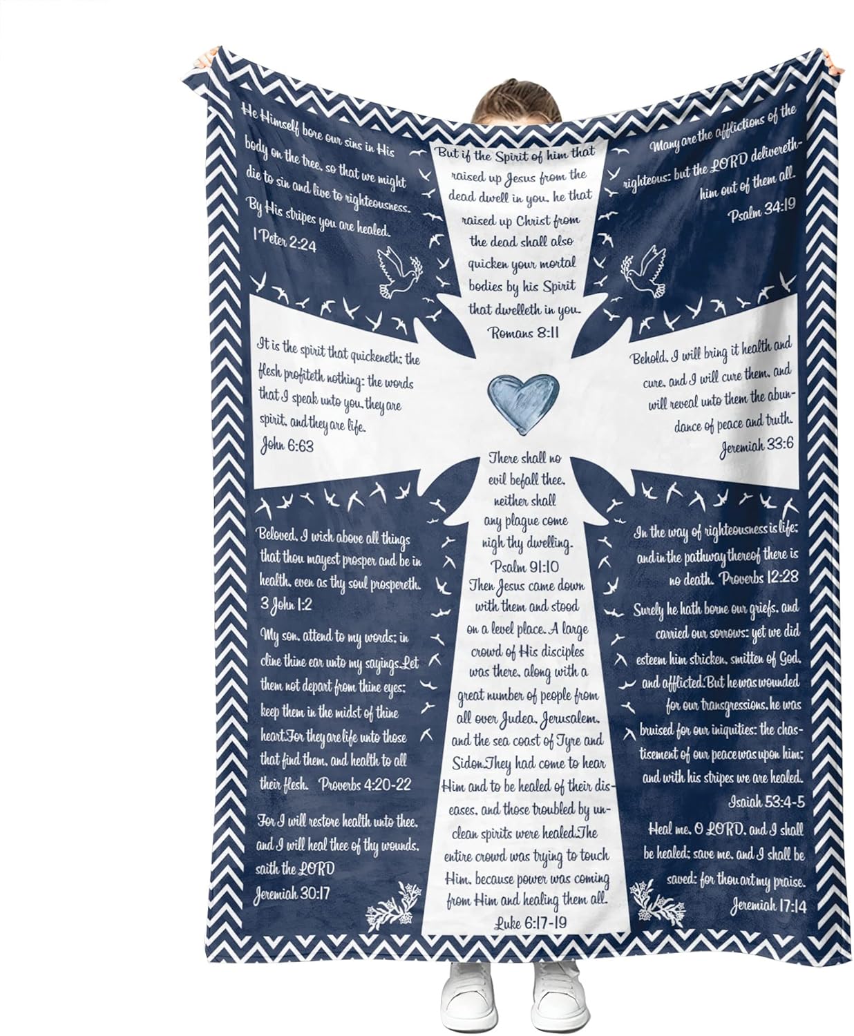 Amazon.com: Christian Gifts for Women and Men Bible Verse Throw Blanket ...