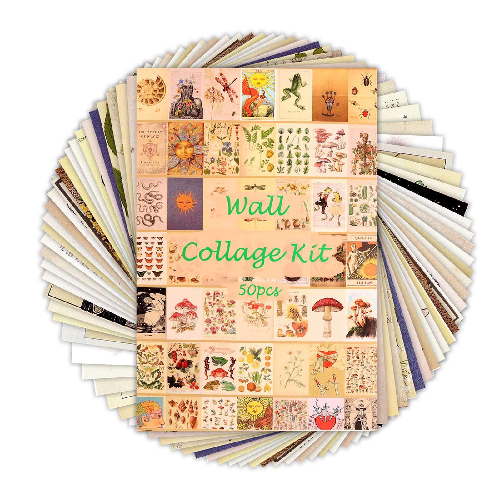 Buy Vintage Wall Collage Kit Aesthetic Posters,Indie Room Decor, Photo ...