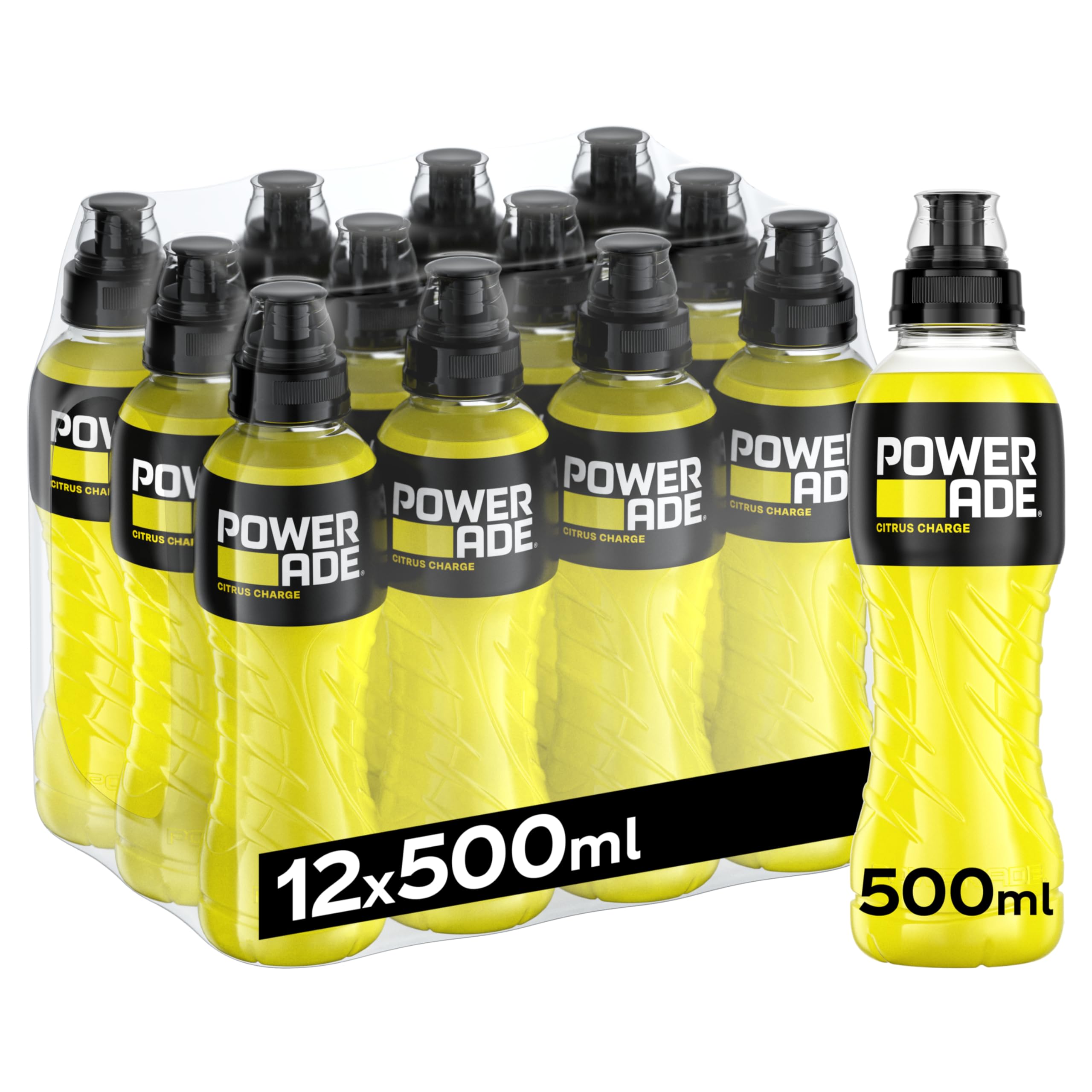 12x Powerade Lime Bevanda Energitica Energy Drink Lemon 50 cl : Amazon ...
