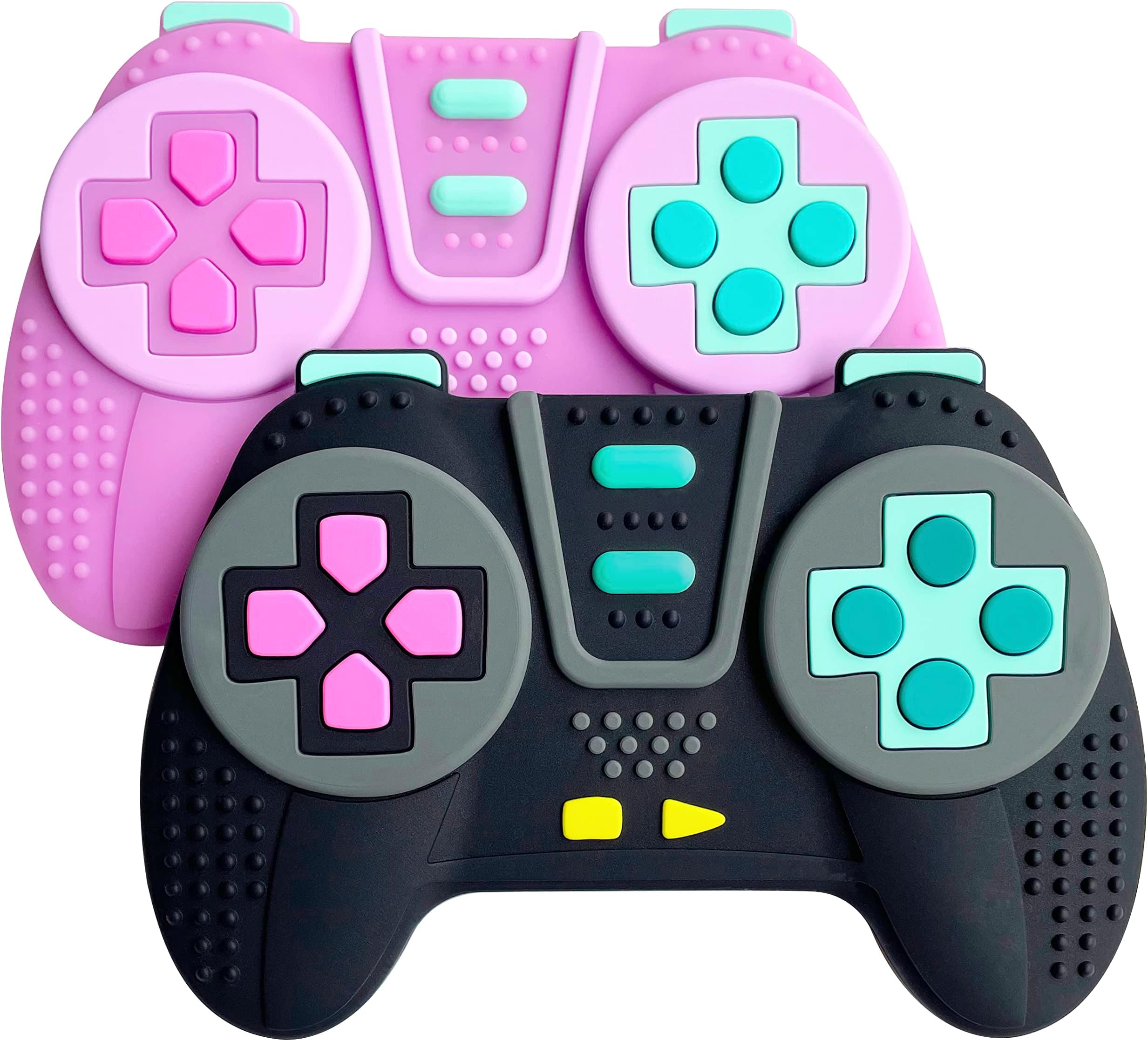 Amazon.com : 2 Pack PRONY Soft Teething Toys for Baby 6+ Months ...