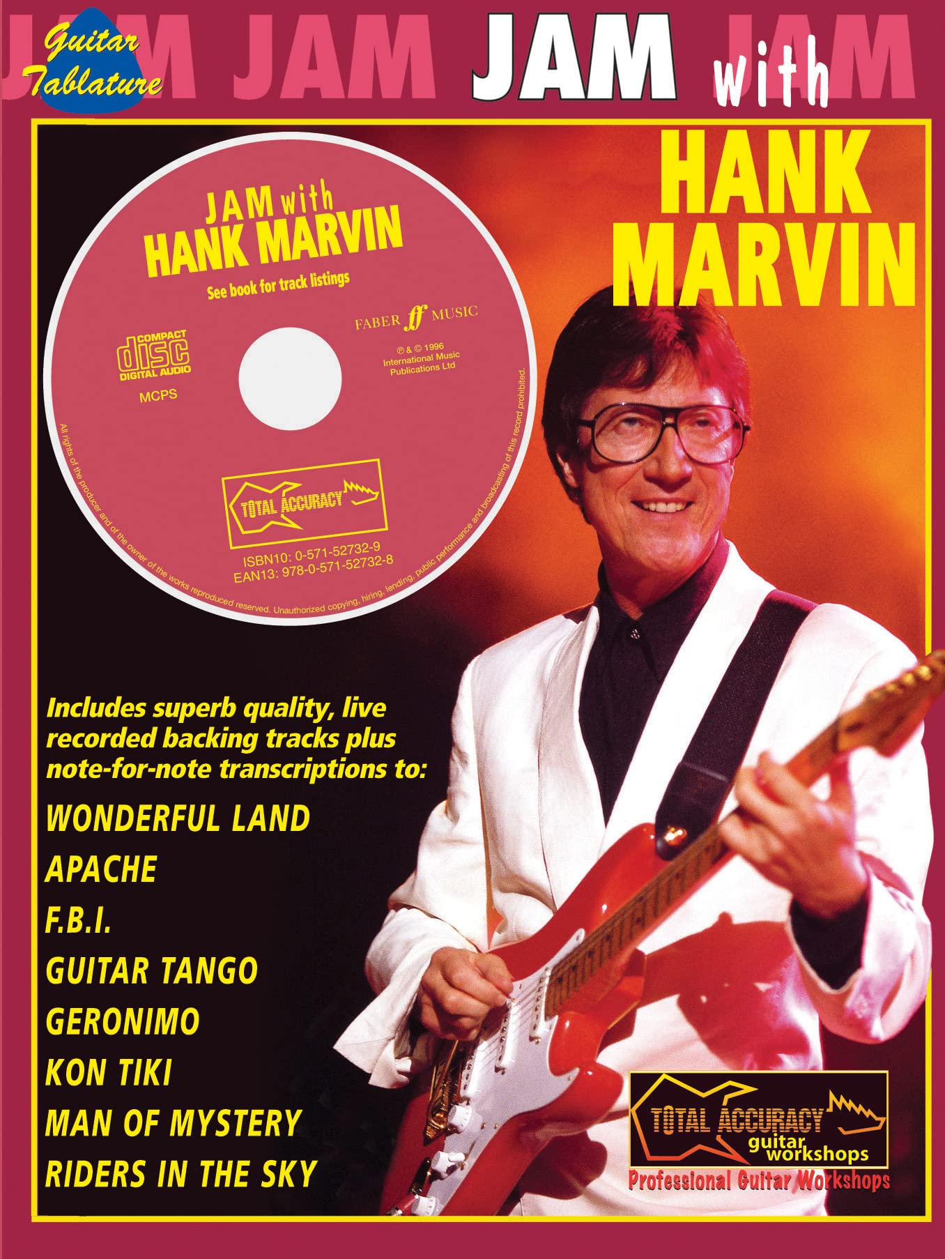 Jam with Hank Marvin (Guitar Tab with Free Audio CD) : Hank Marvin ...