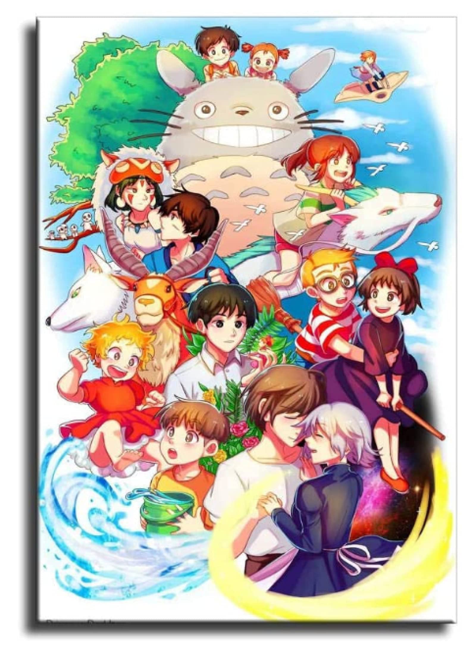 Collage De Personnages Du Studio Ghibli Studio Ghibli Works Collection