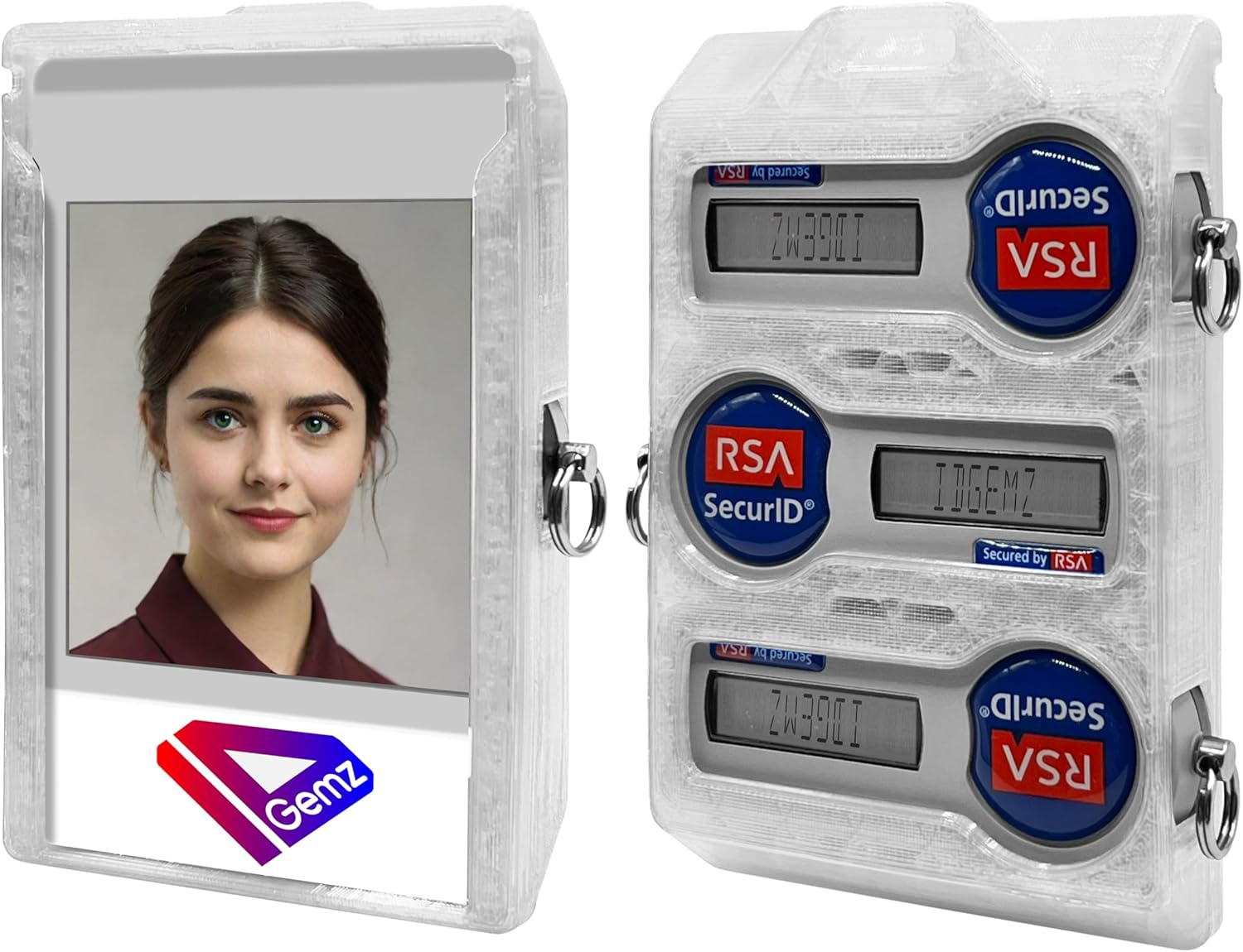 Unbreakable Badge Holder For Rsa Securid Tokens Unbreakable Up To 3 Badges