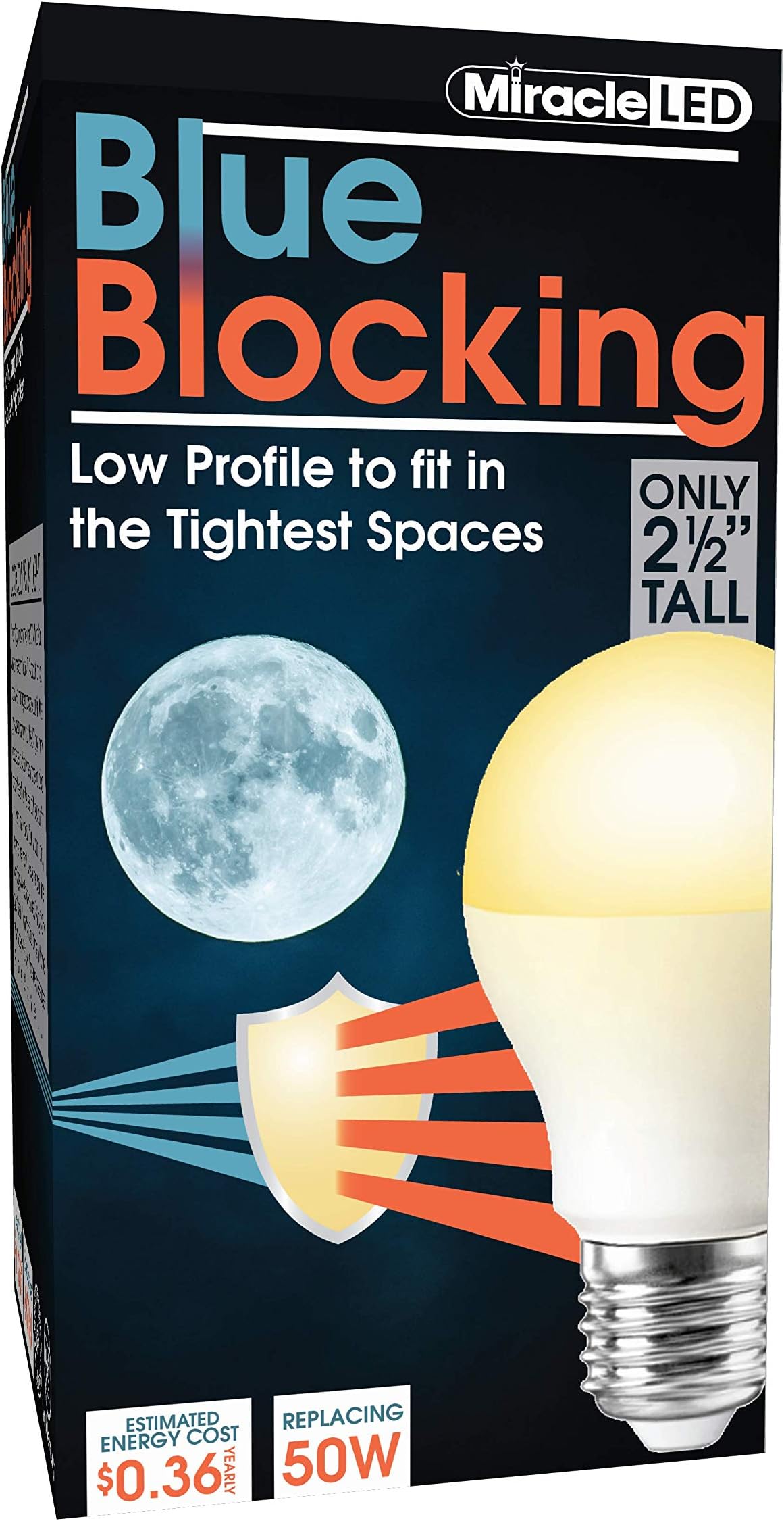 Amazon.com: Miracle LED 3W Blue Blocking Bulb, Amber Glow : Everything Else