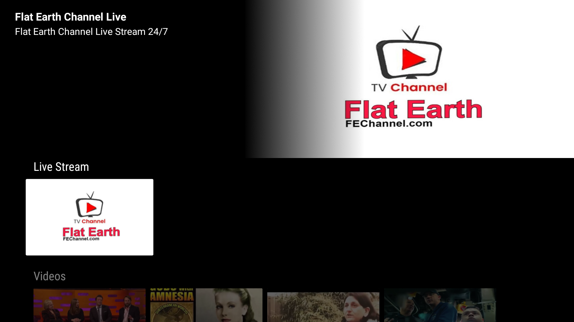 Flat Earth TV Channel - App on Amazon Appstore