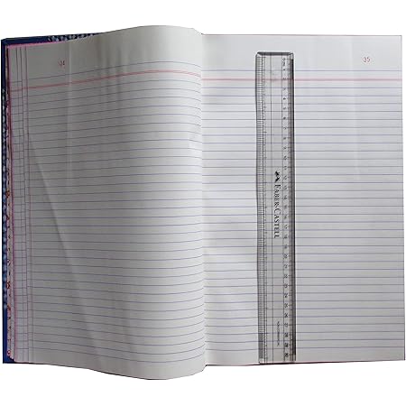 Shyamaraj Single Line Long Register (400 Pages) : Amazon.in: Office ...