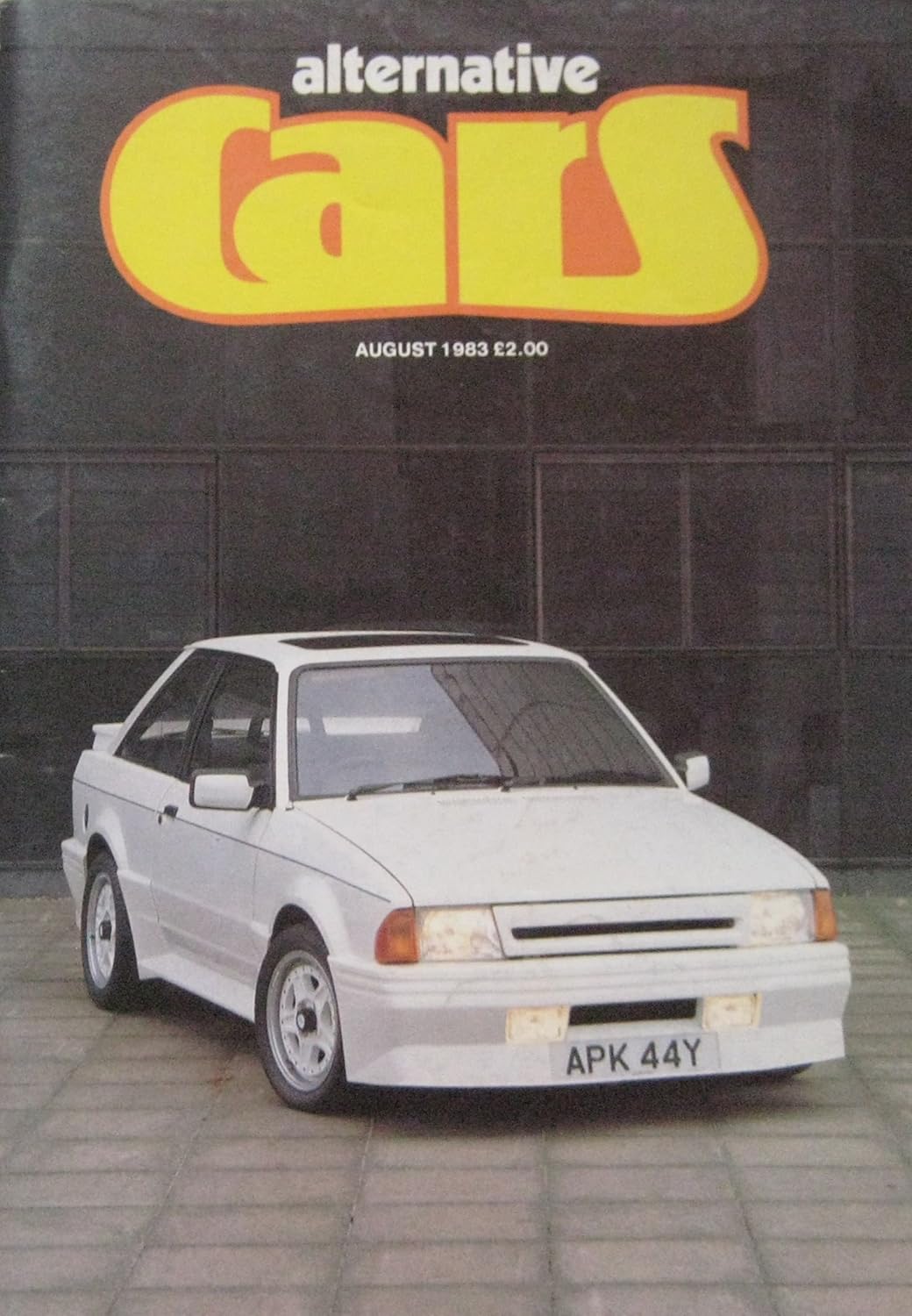 Alternative Cars magazine 08/1983 featuring Porsche 944, Pontiac Fiero ...
