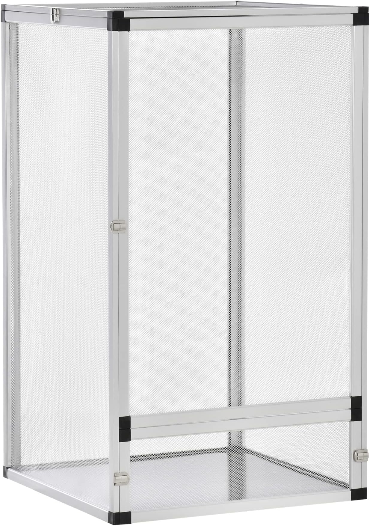 PawHut Terrarium aus Aluminium für Reptilien Amphibien Spinnentiere ...