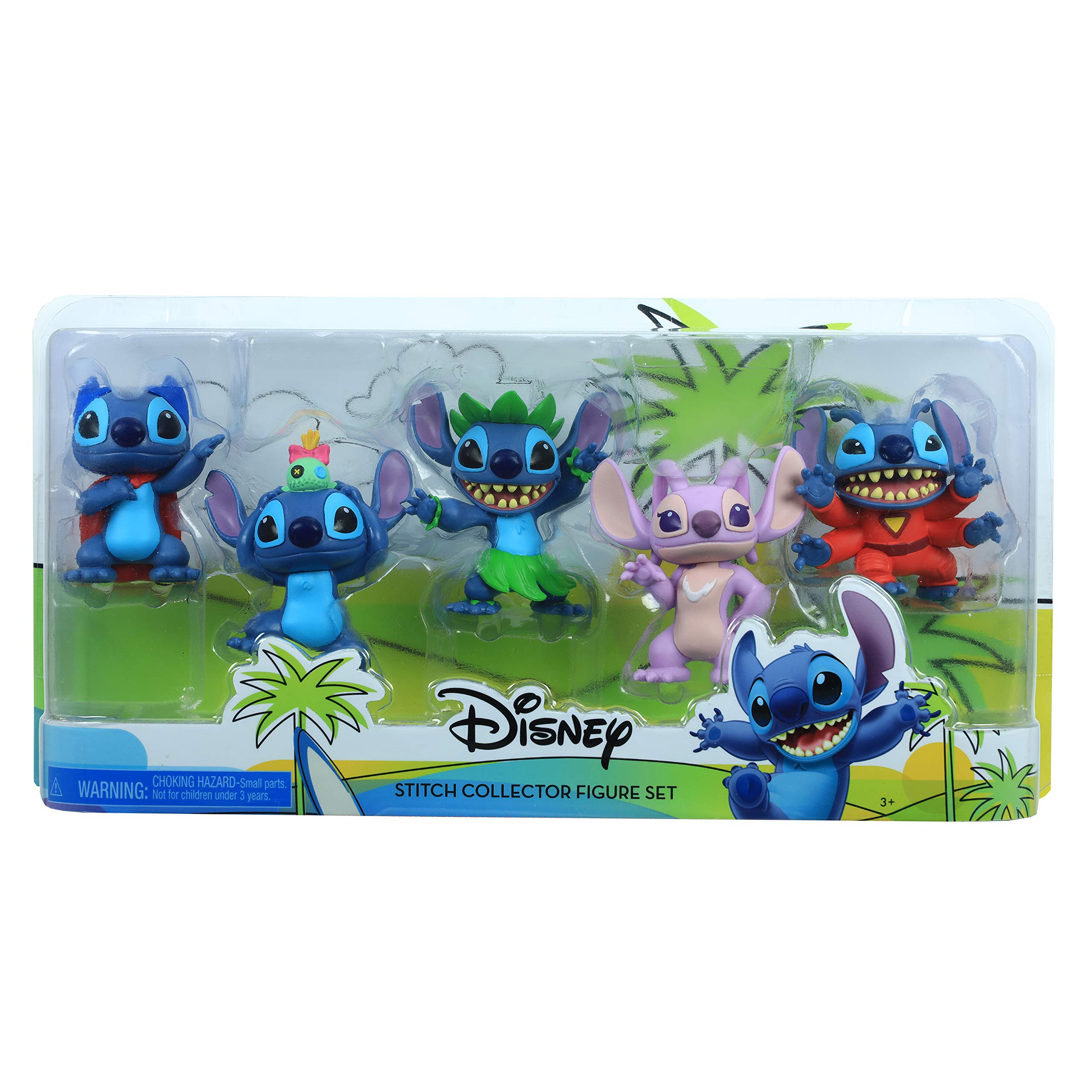 Disney’s Lilo & Stitch Collectible Stitch Figure Set, 5-pieces, by Just ...