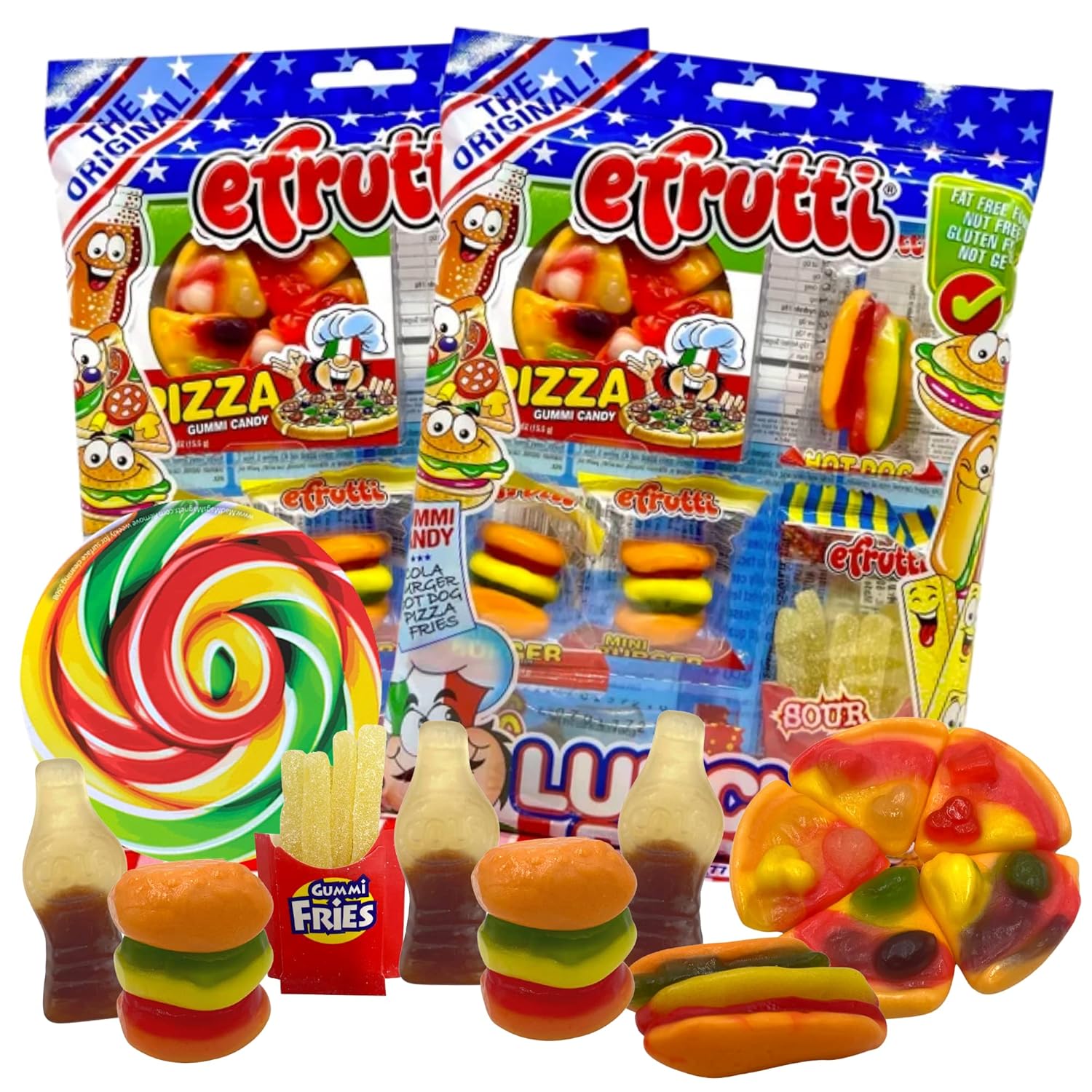 Amazon.com: Sweetzo - Mini Gummy Lunch Bags, Candy That Looks like Food ...