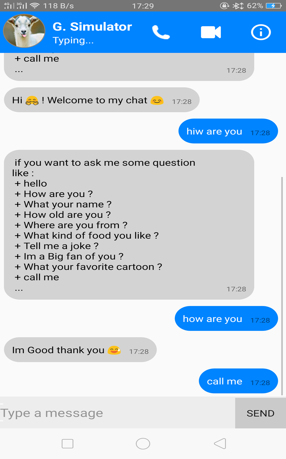 Call Video G. Simulator - Prank Call Apps - App on Amazon Appstore