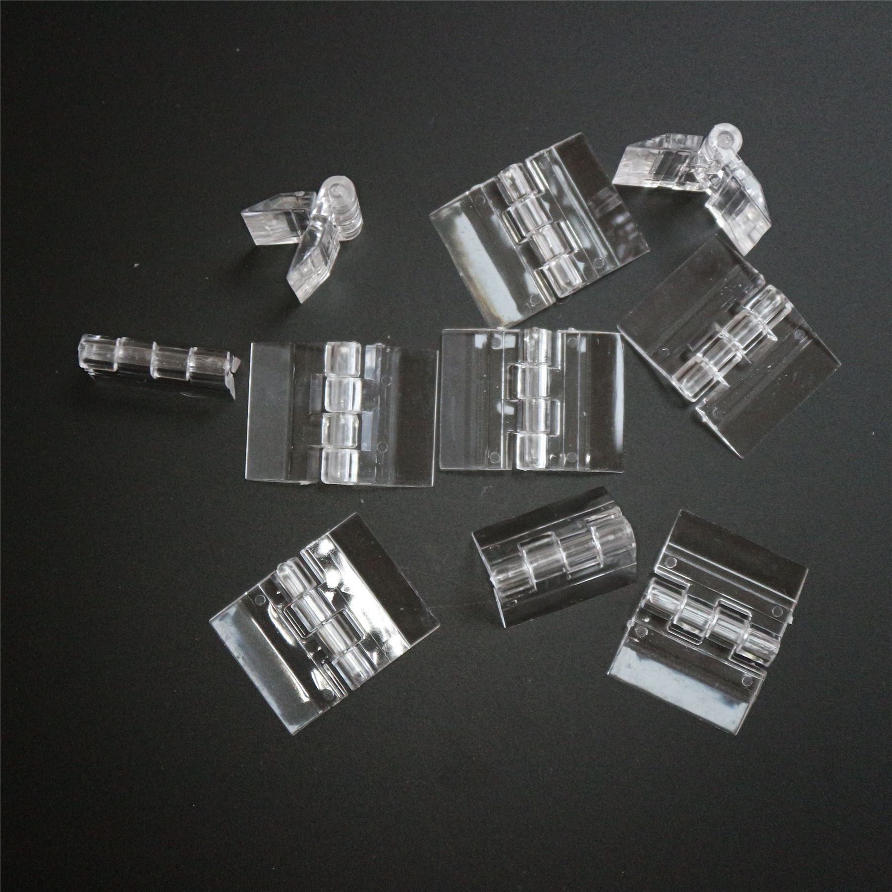 Pack of 10 Transparent Clear Plastic Acrylic 25mm Continuous Piano ...