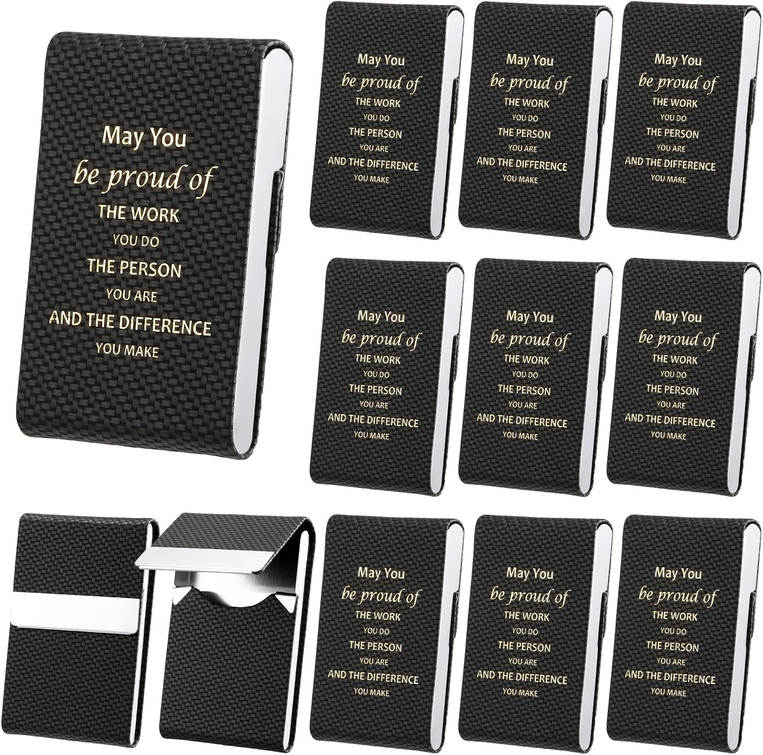 Amazon.com: Sanwuta 12 Pcs Employee Appreciation Gifts Business Card ...