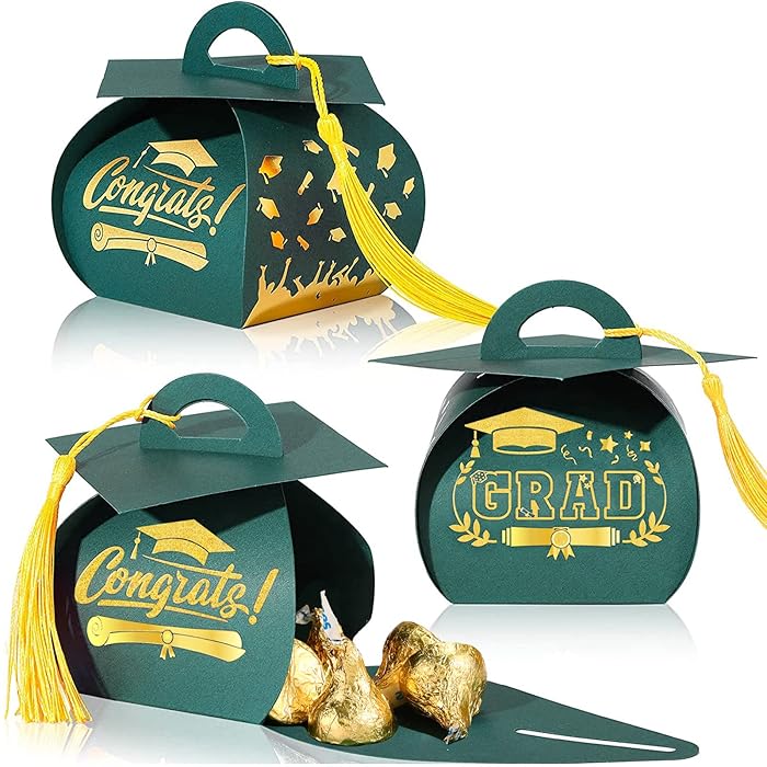 Buy 30 Pieces Graduation Cap Gift Box Graduation Party Favors ...