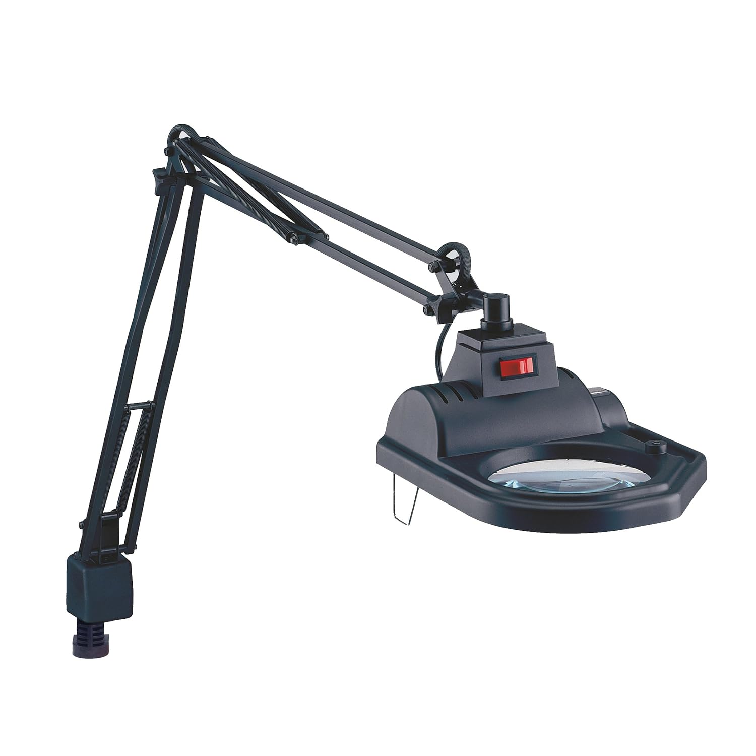 Electrix 7426 BLACK Magnifier Lamp, Halogen, 3-Diopter, Clamp-on ...