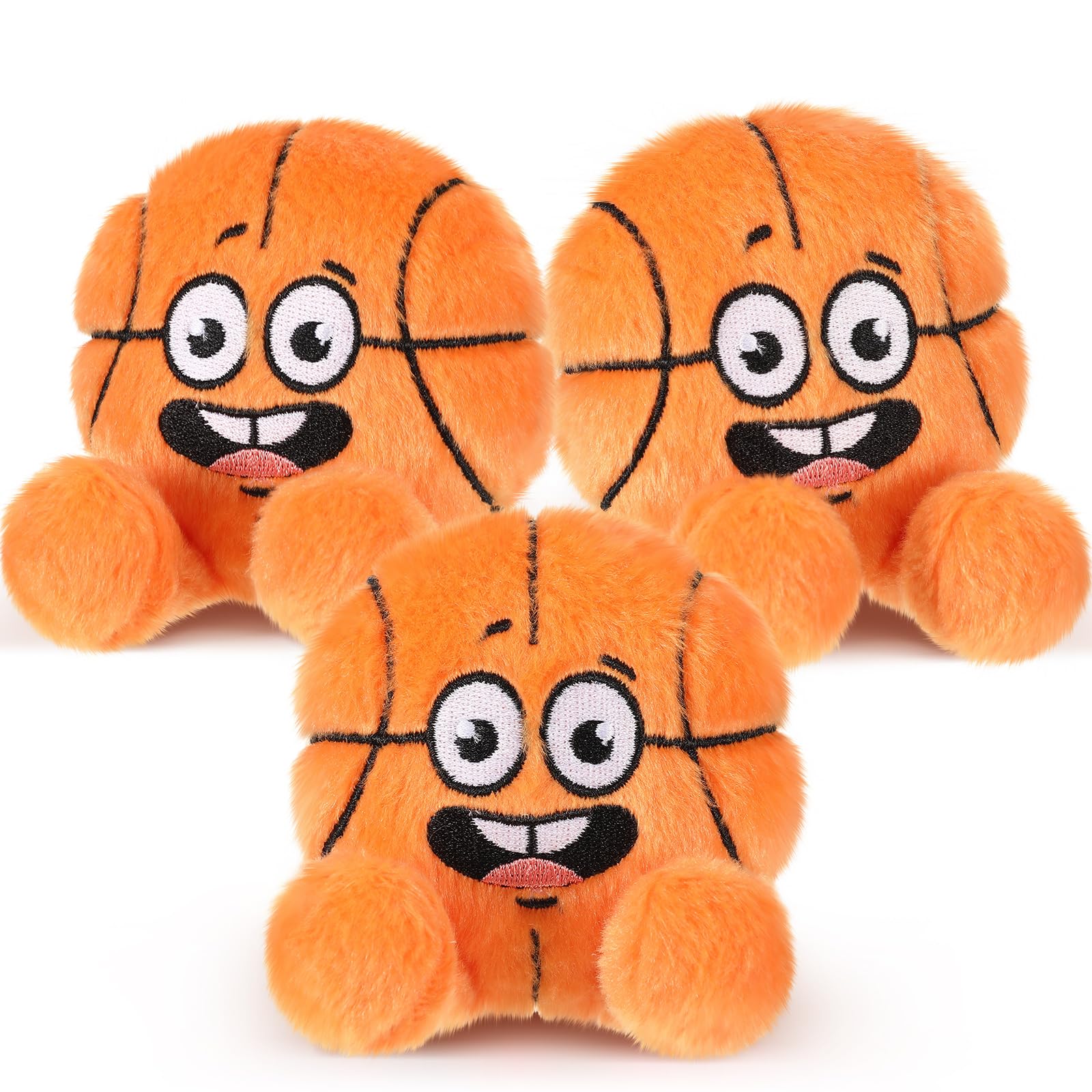 Amazon.com: Arrowbash 3 Pieces Basketball Sports Plush Fluffy Stuffed ...