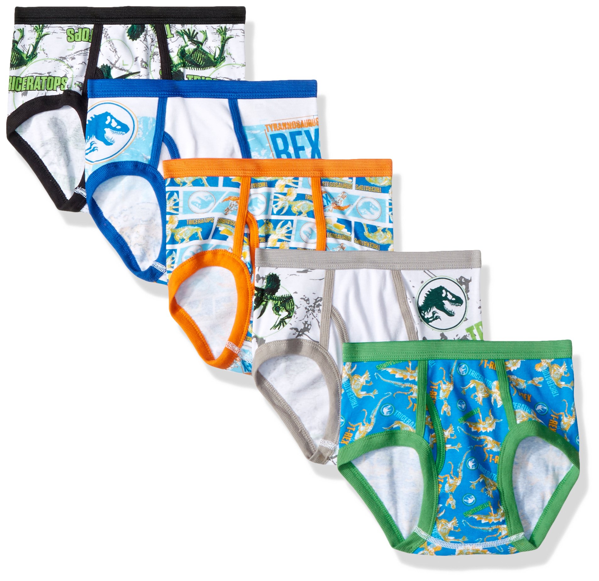 Boys Boxer Briefs Jurassic World Boys' Boxer Briefs 5-Pack - Dinosaur ...