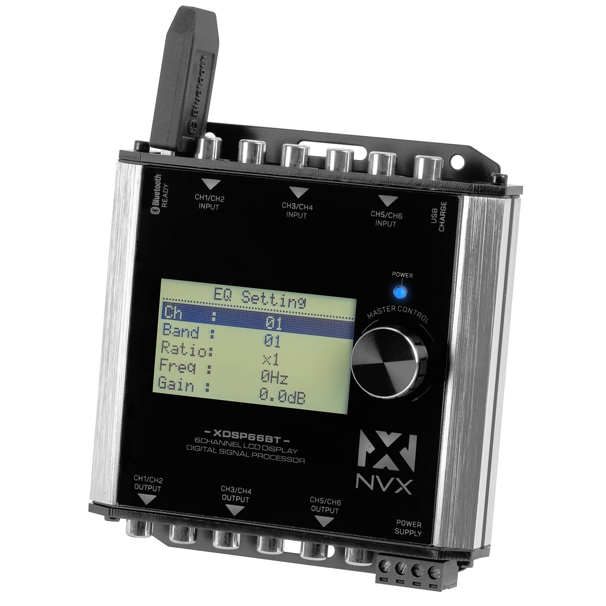 Snapklik.com : NVX XDSP66BT 6-Channel X-Series 15 Band Parametric EQ ...