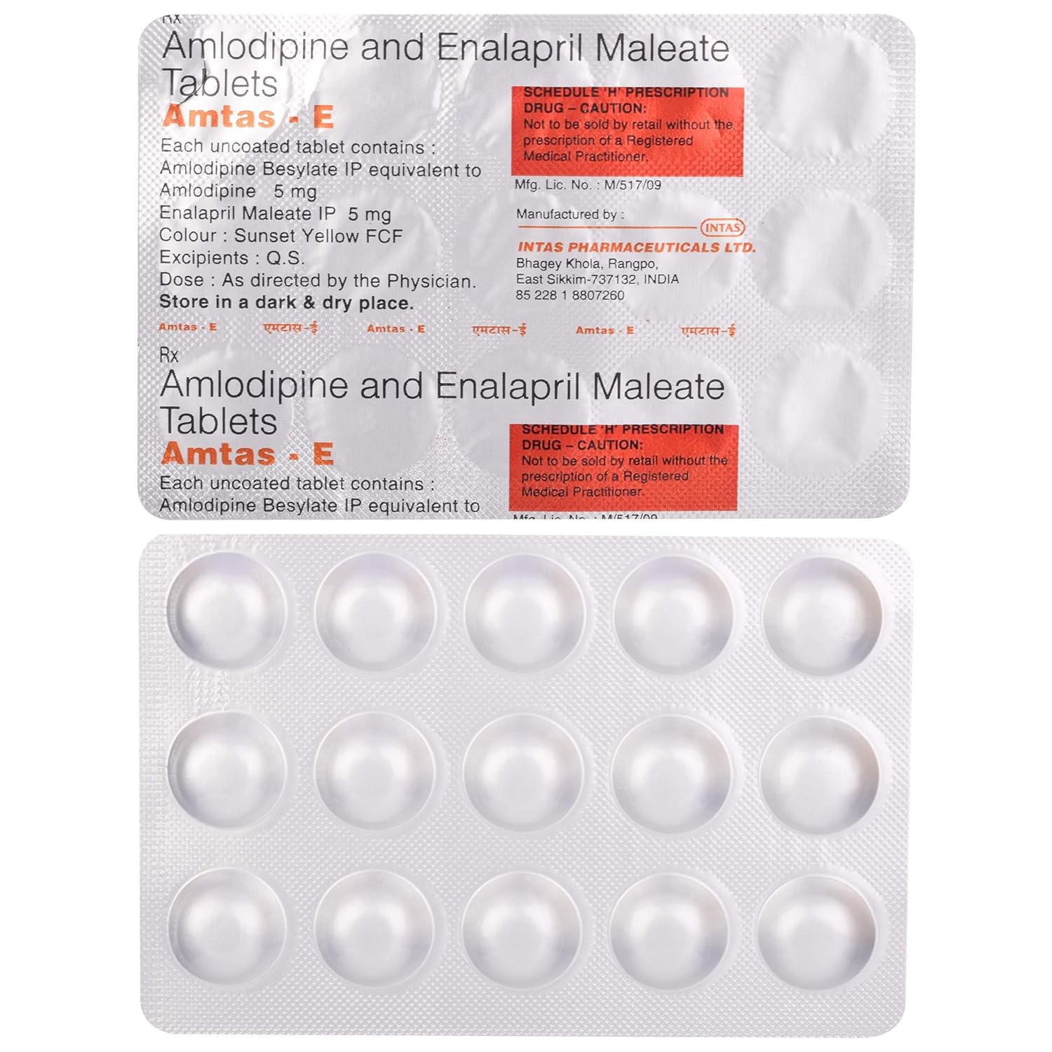 Amtas E - Strip of 15 Tablets : Amazon.in: Health & Personal Care