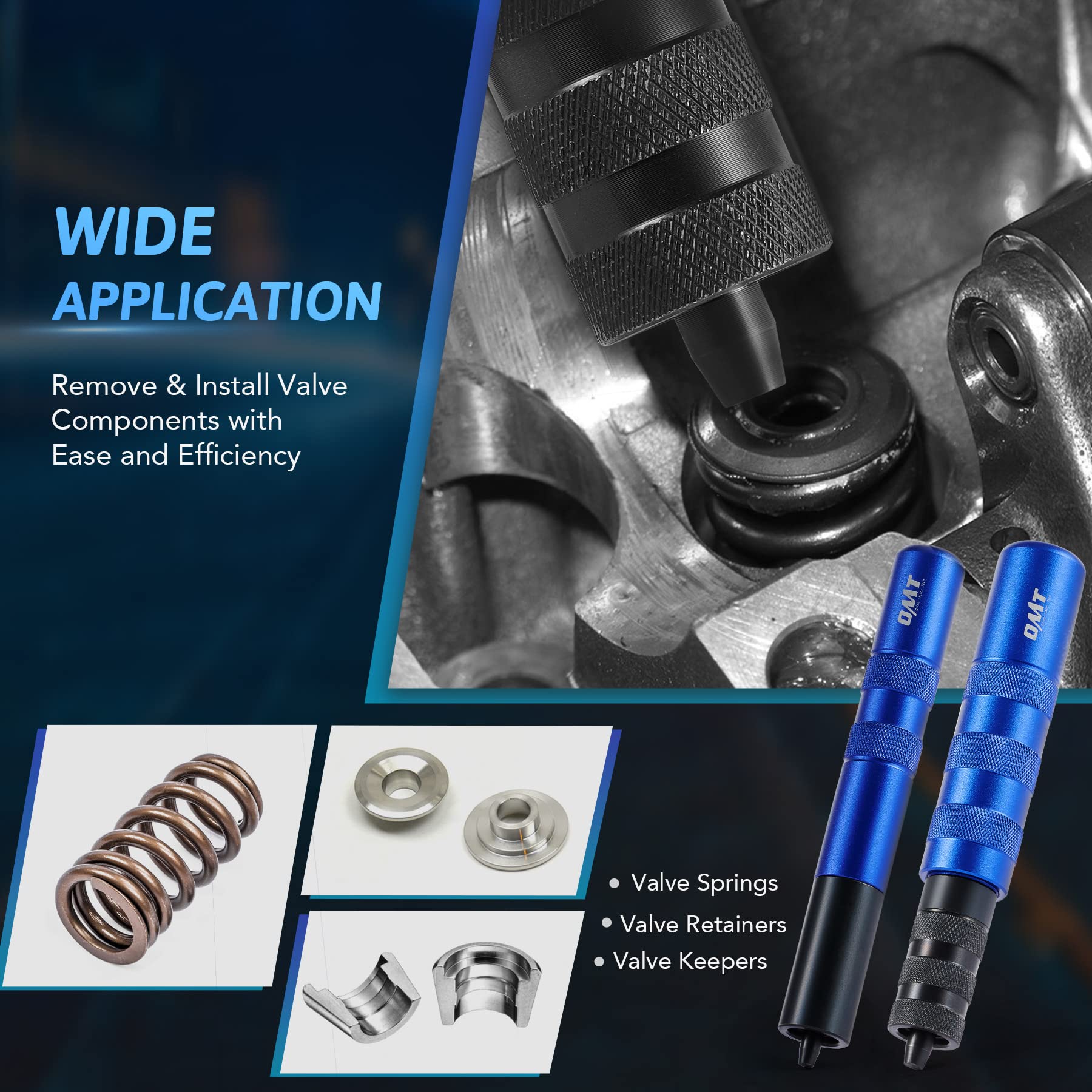 Snapklik.com : ORION MOTOR TECH Valve Spring Compressor Tool Kit, Valve ...