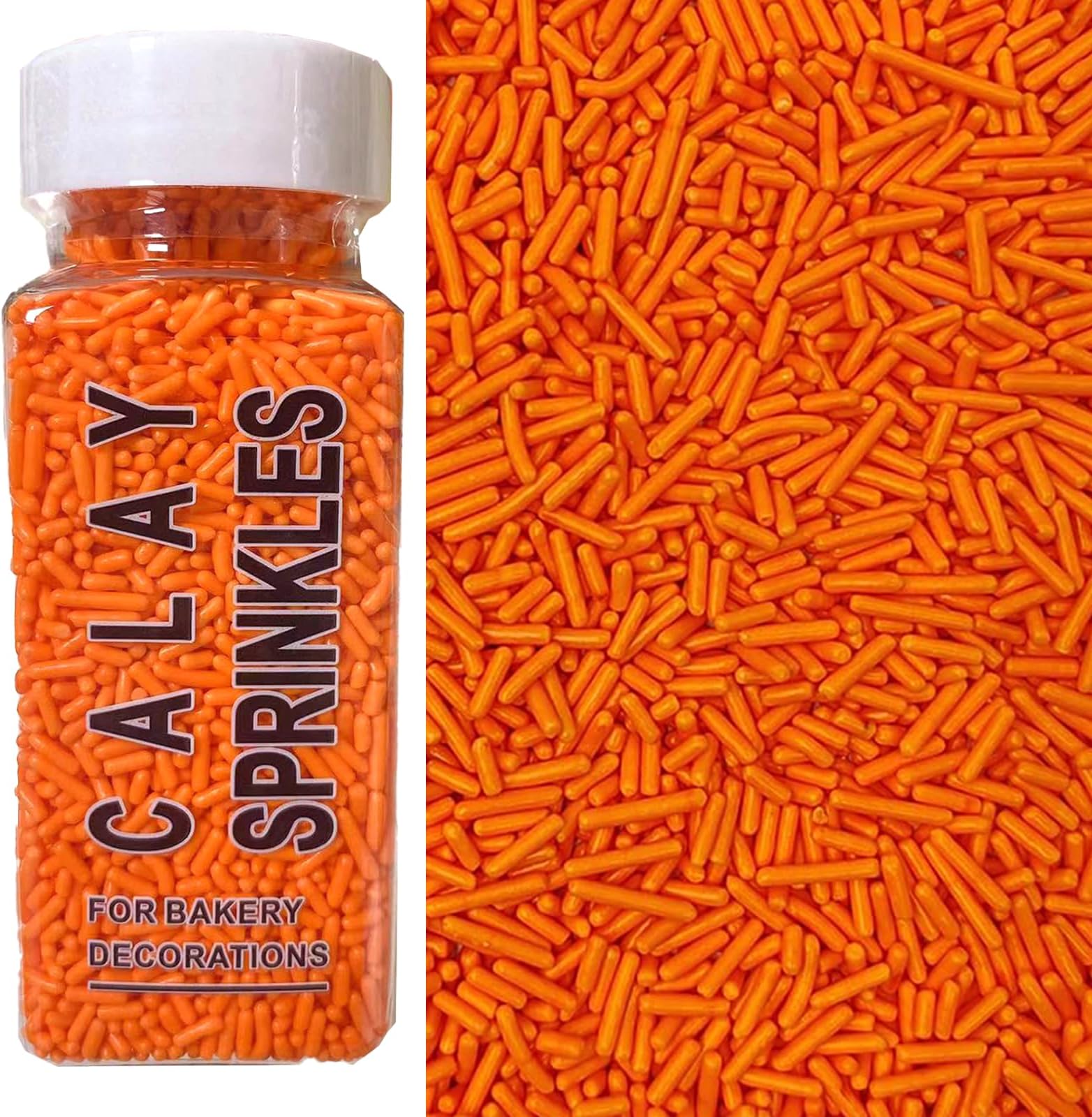 Amazon.com: NCS Burgundy, Gold, and White Jimmies Edible Sprinkles, 8 ...