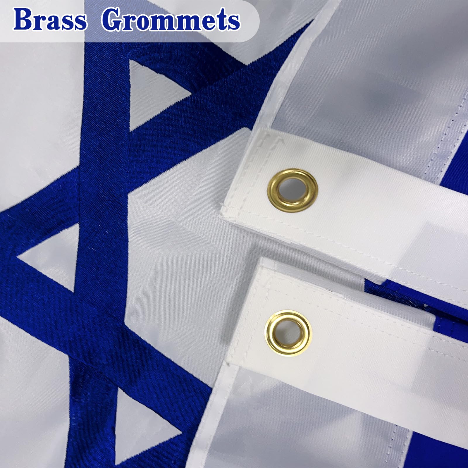 Snapklik.com : Israel Flag 3x5 FT Outdoor, Heavy Duty 210D Oxford ...