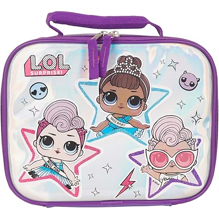 Amazon.com: L.O.L. Surprise! Girls Soft Insulated School Lunch Box (One ...