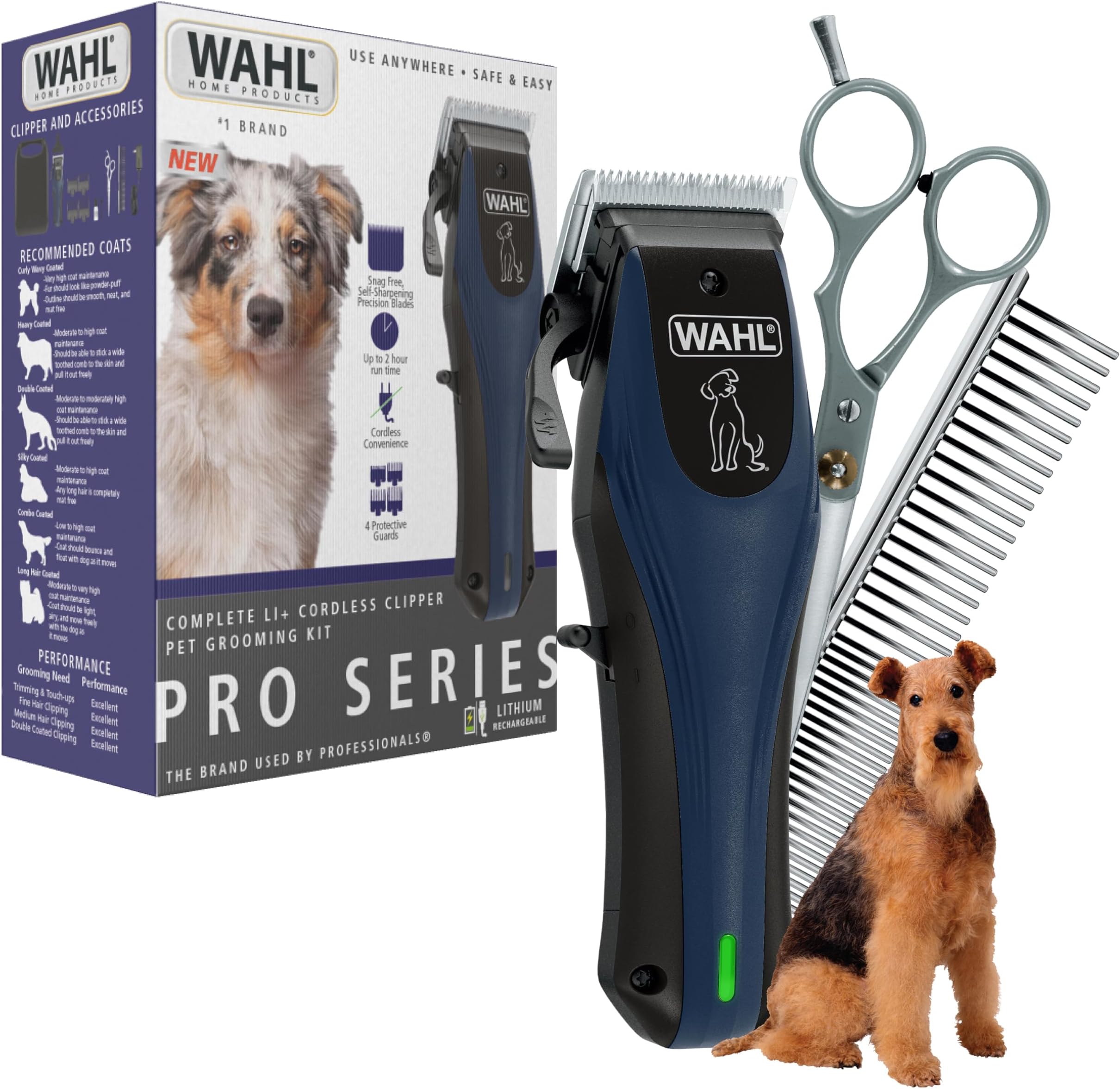 Amazon.com: yucca Dog Grooming Clippers for Thick Heavy Coats, Cordless ...
