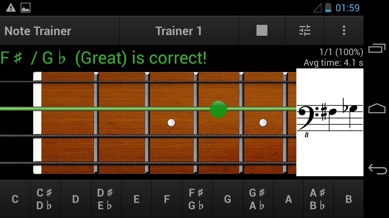 Bass Guitar Note Trainer:Amazon.com:Appstore for Android