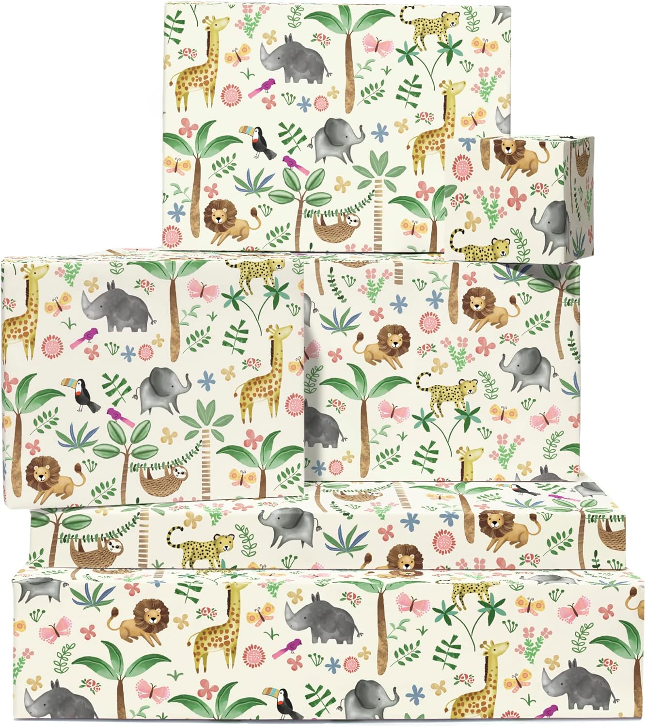 Amazon.com: CENTRAL 23 Kids Wrapping Paper - 6 Sheets of Gift Wrap ...