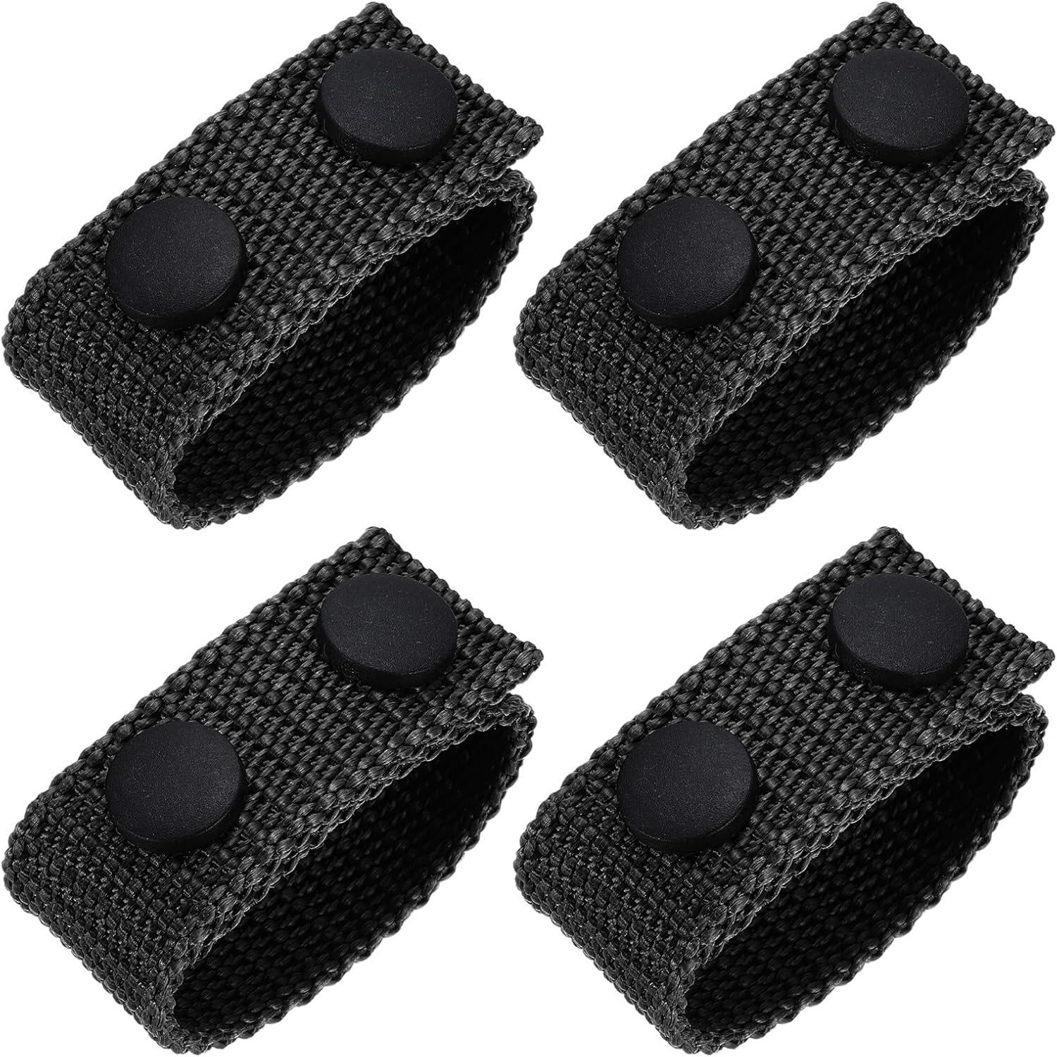 Amazon.com : uxcell Duty Belt, 4Pcs - Nylon Belt Keeper with Double ...