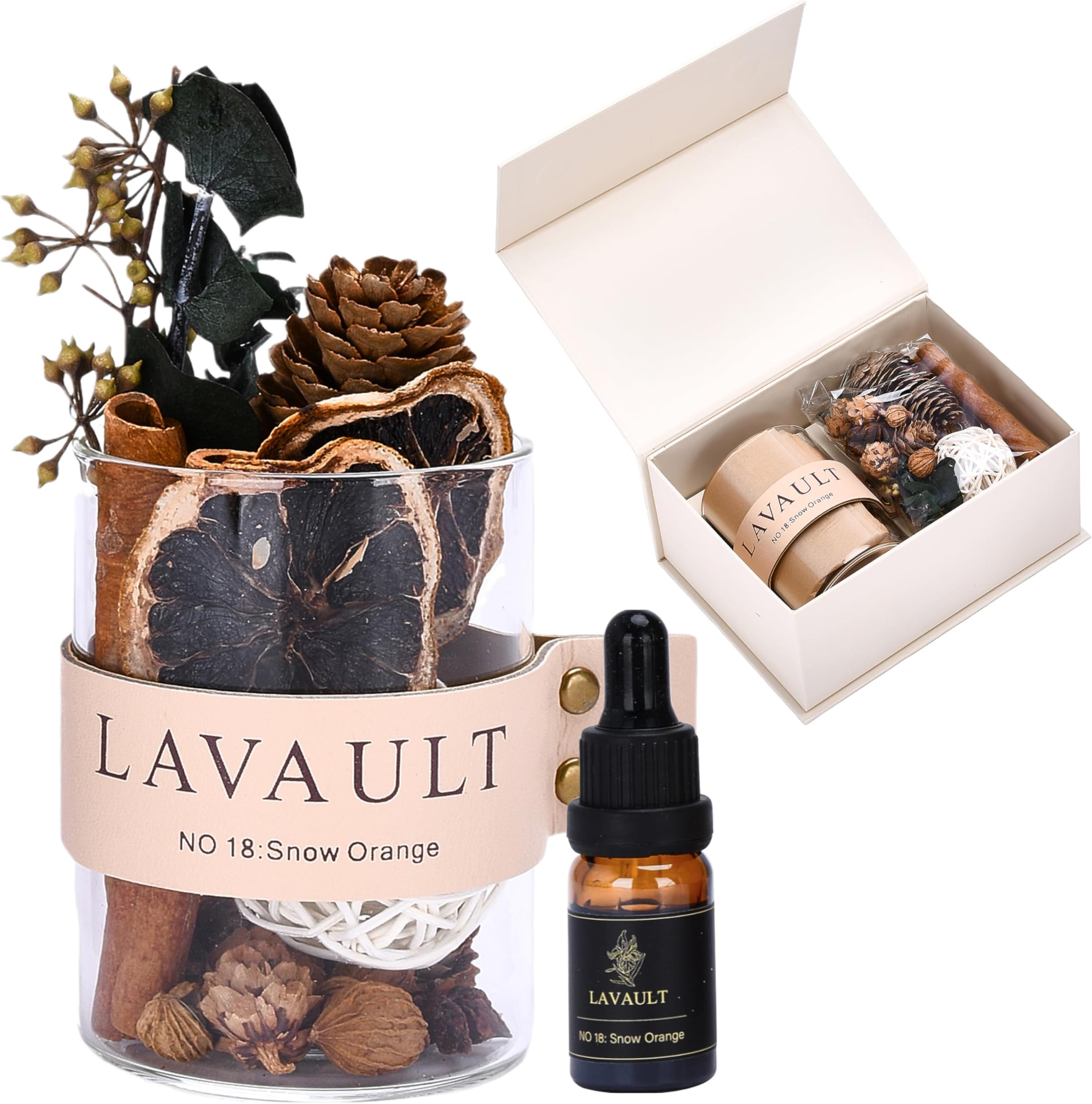 Amazon.com: Le Petit Jardin & Co. Reed Diffuser Gift Box with Preserved ...