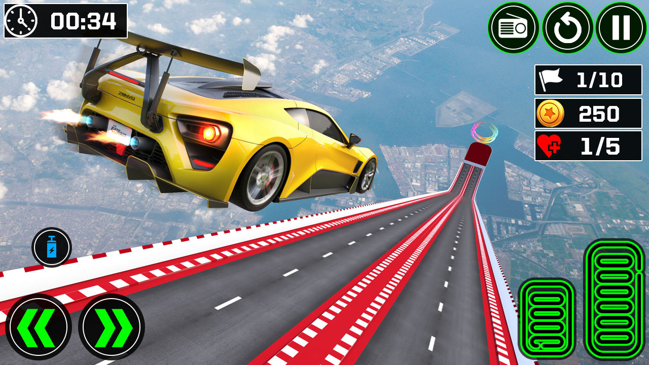 Impossible Car Stunt Extreme Mega Ramp Car Racing 3D Game: Offline ...