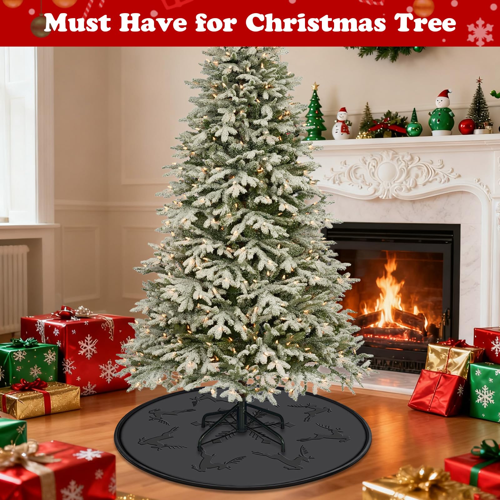 Snapklik.com : Silicone Christmas Tree Mat, Waterproof Christmas Tree ...