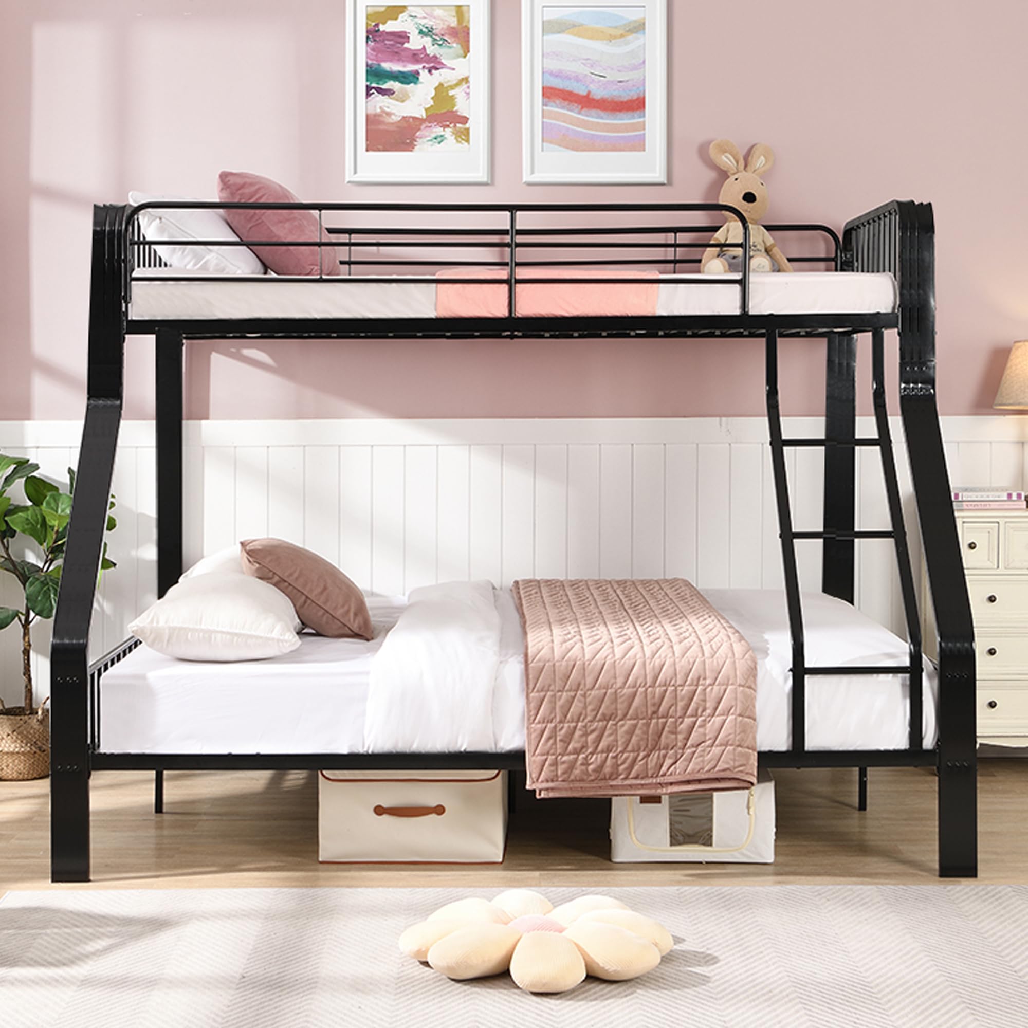 Estructura De Litera Queen Sobre Queen Queen Over Queen Bunk Bed