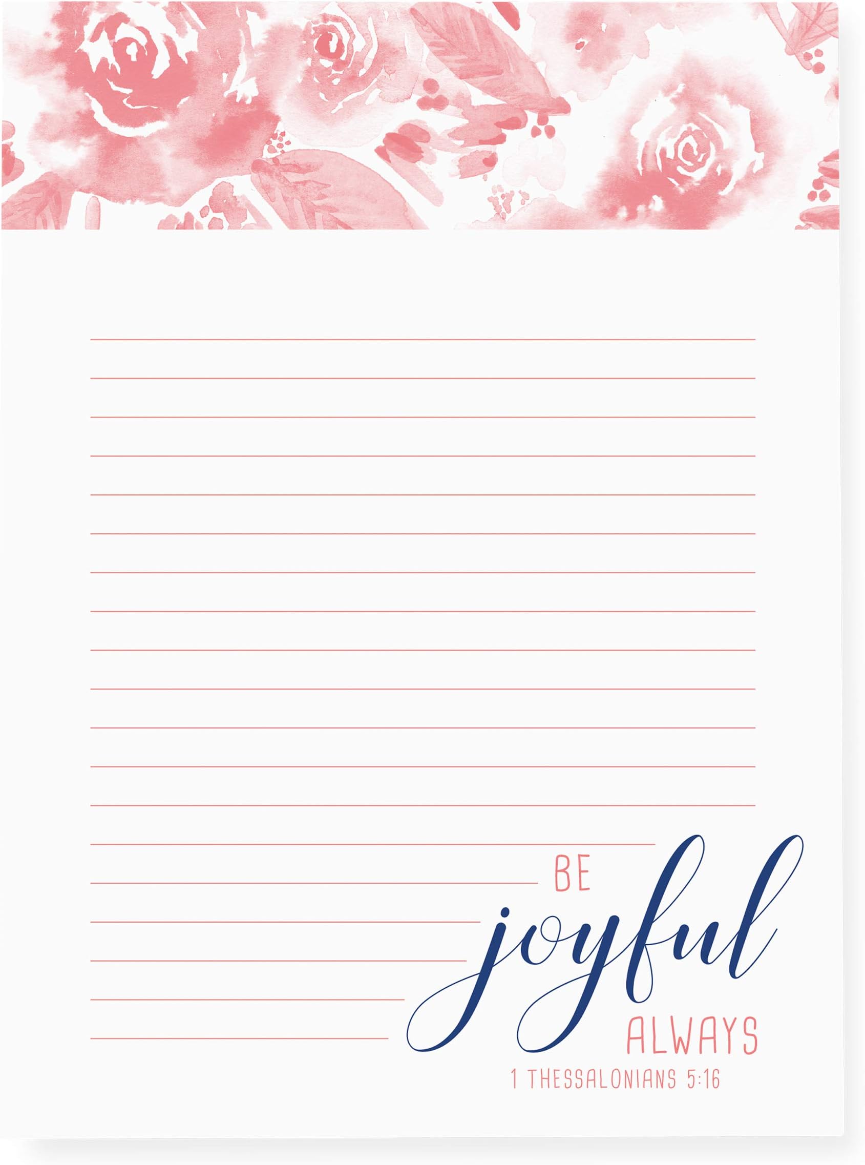 Amazon.com : Graphique Large Notepad, Religious – 6" x 8", Cute Notepad ...