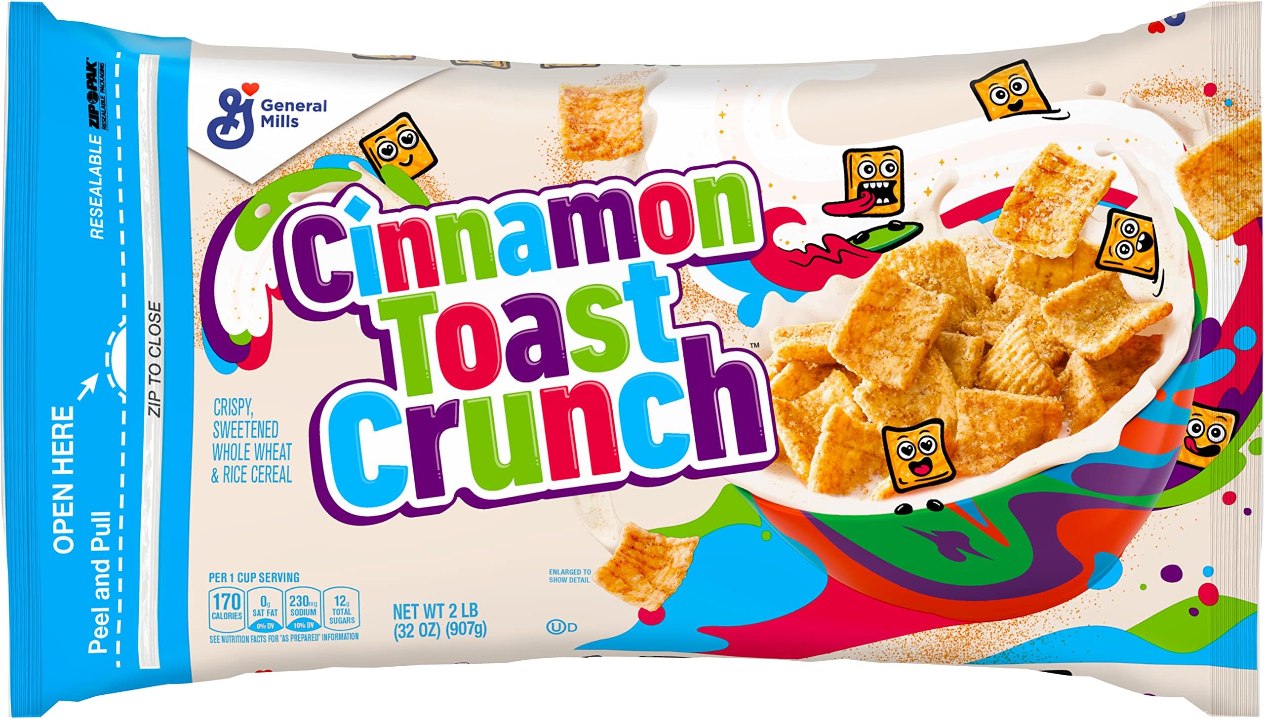 Amazon.com: Original Cinnamon Toast Crunch Breakfast Cereal, 27 OZ ...