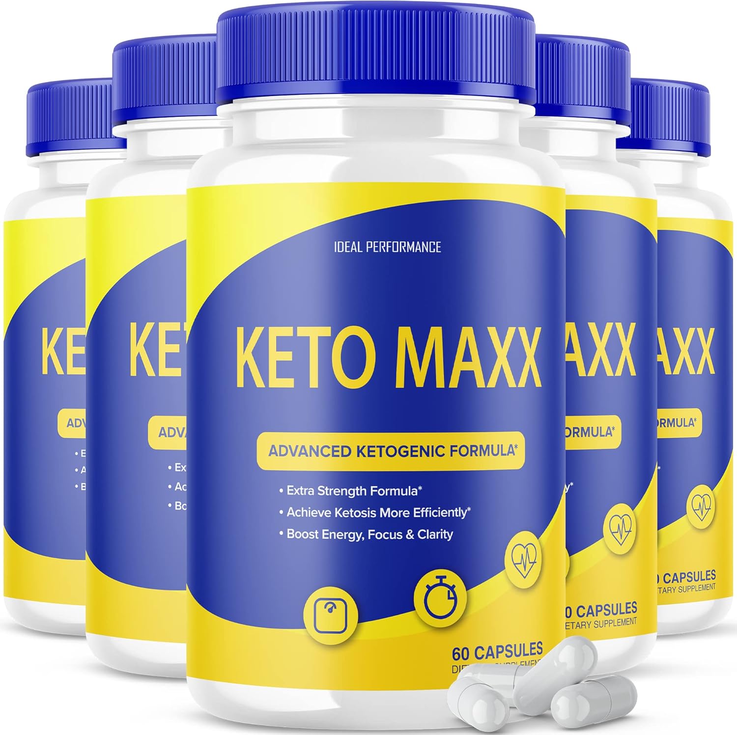 Amazon.com: (5 Pack) Keto Maxx Pills Ketomaxx Keto Max Advanced Formula ...