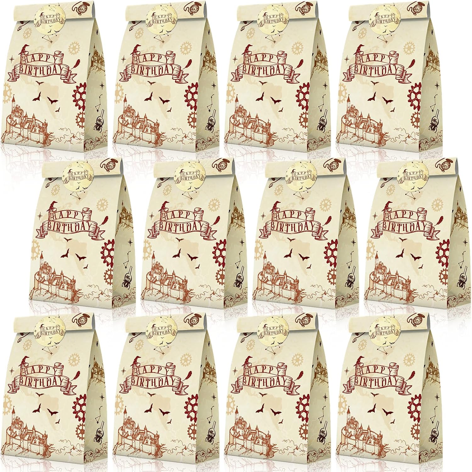 Amazon.com: 36 Pieces Magical Wizard Gift Bags Wizard Party Favor Bags ...