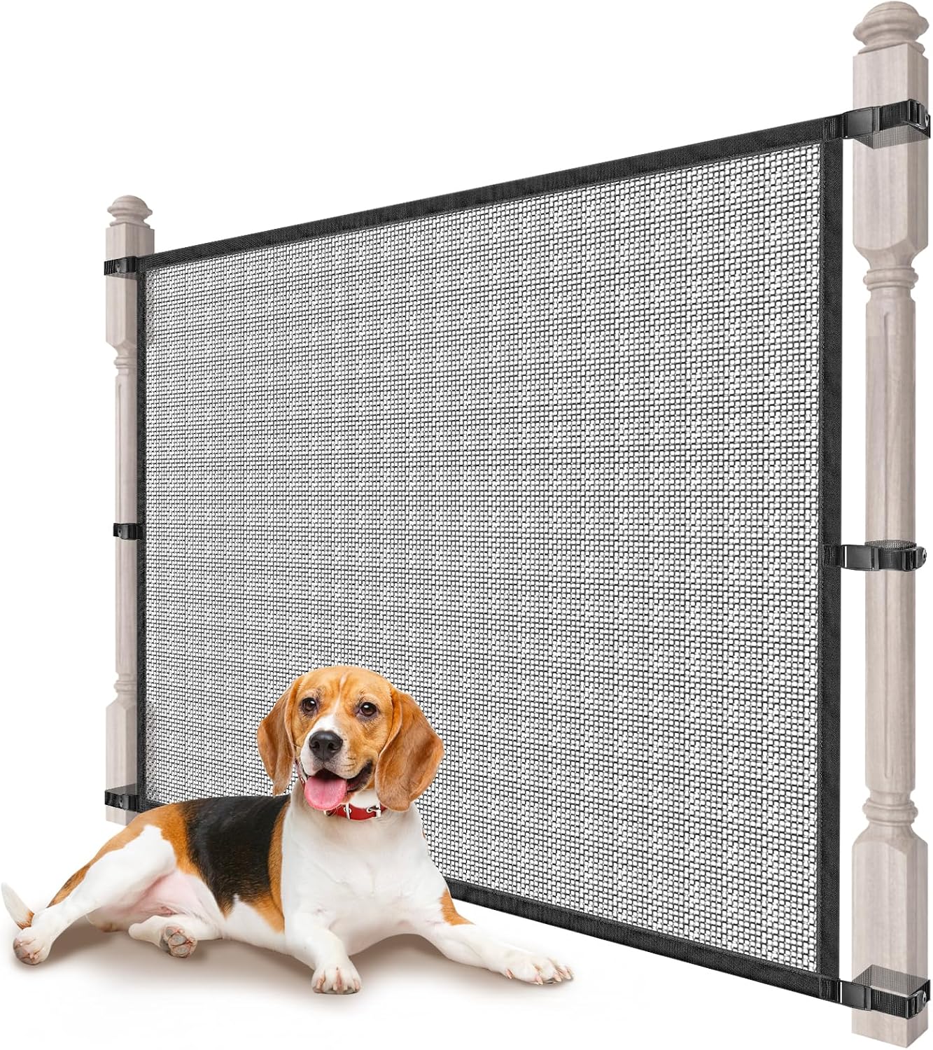 Amazon.com: Dog Pet Mesh Gate Stairs - Baby Safety Barrier Gates for ...