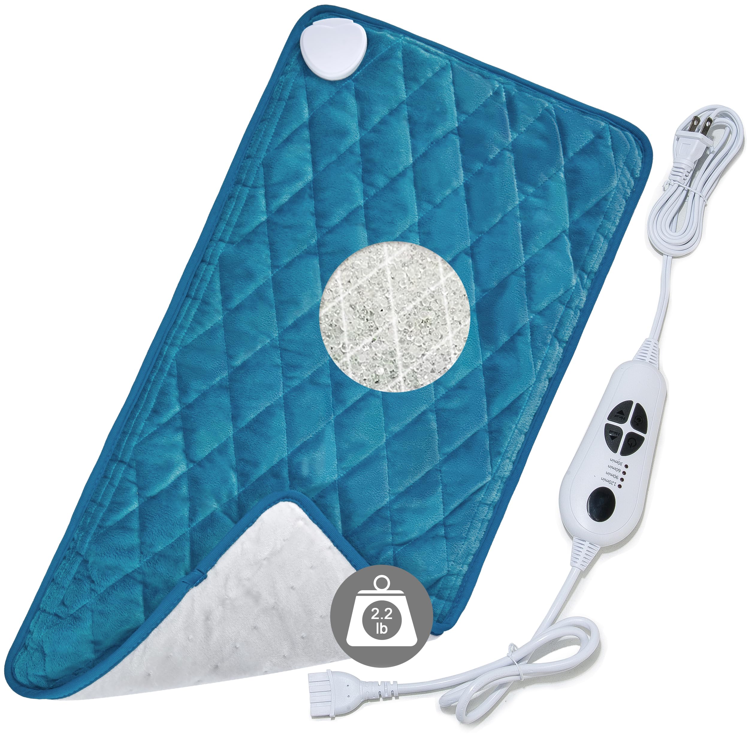 Amazon.com: Weighted Heating Pad-Electric Heating Pads for Back,Neck ...
