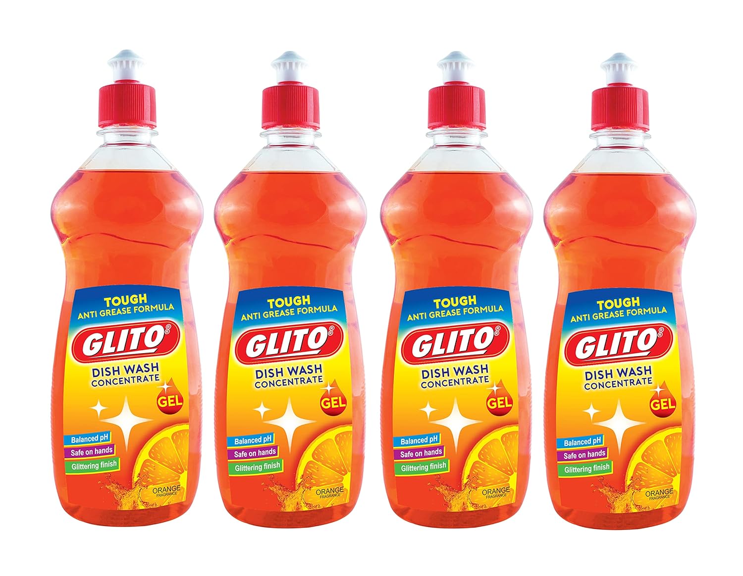 Glito Orange Fresh: Ultra-Concentrated Dishwash Liquid - Zesty Cleaning ...