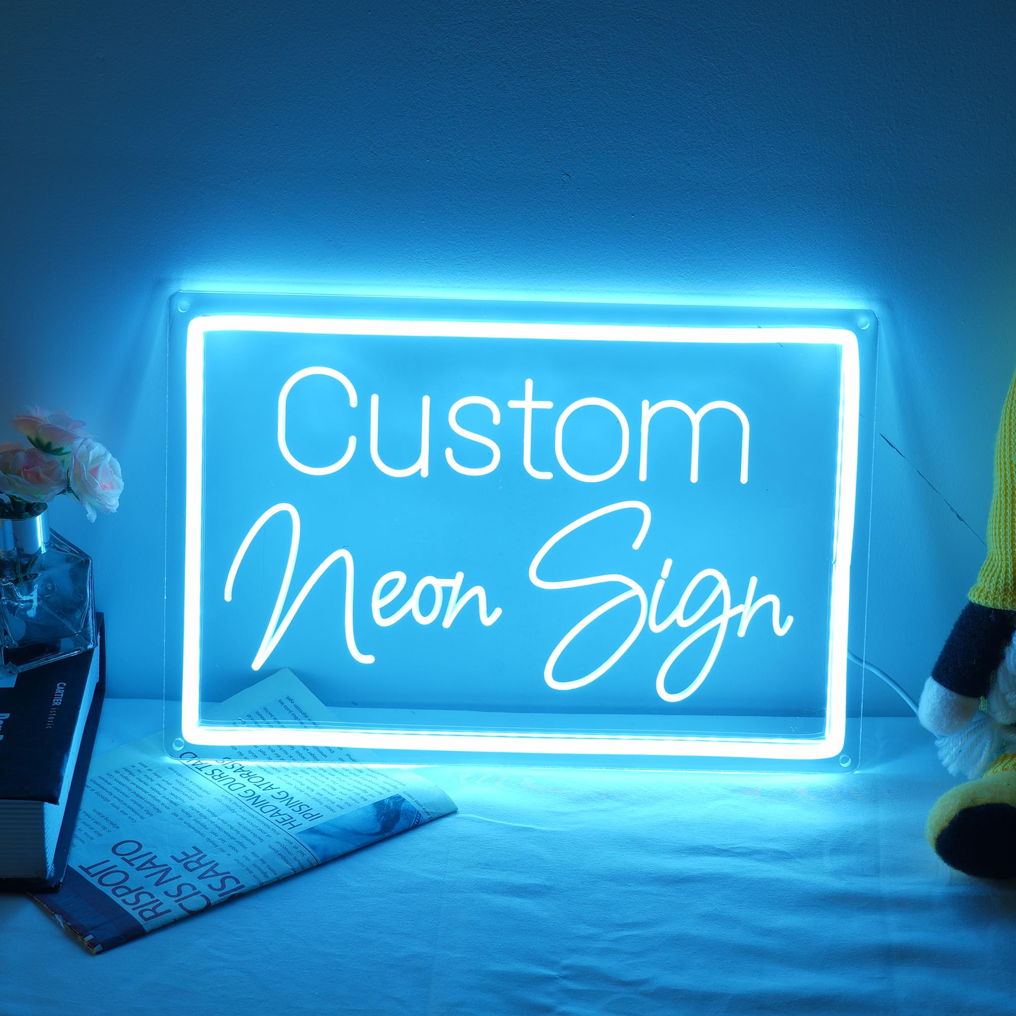 CFCHNWS Custom Neon Signs, Custom Neon Led Sign for Wall Decor, Carving ...