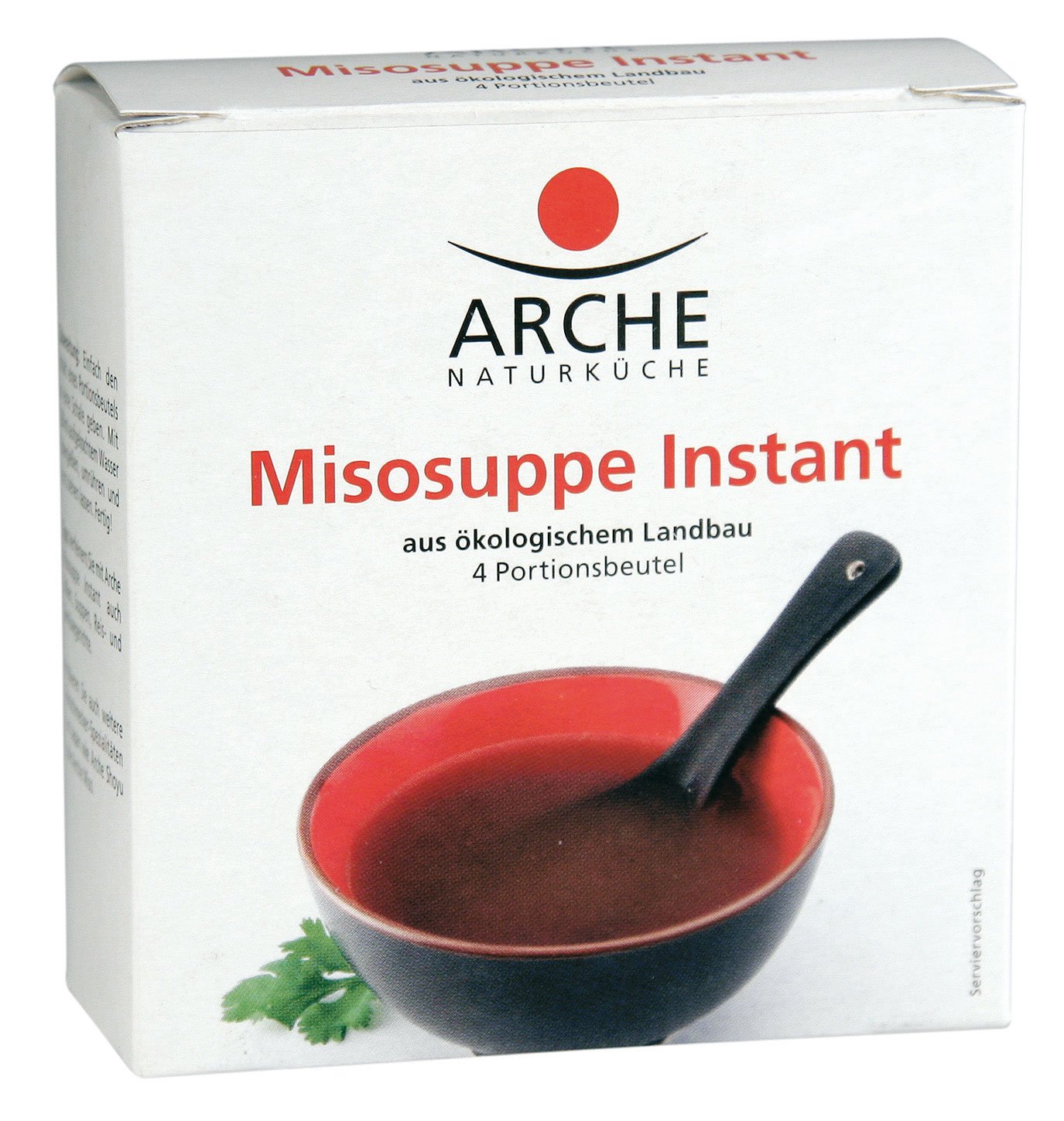 Arche Miso-Instant Suppe (4 Beutel a 10g) Bio Miso, 2er Pack (2 x 40 ml ...