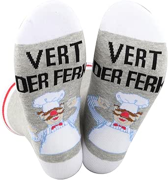 Amazon.com: G2TUP Swedish Chef Socks Swedish Chef Fans Gift Vert Der ...