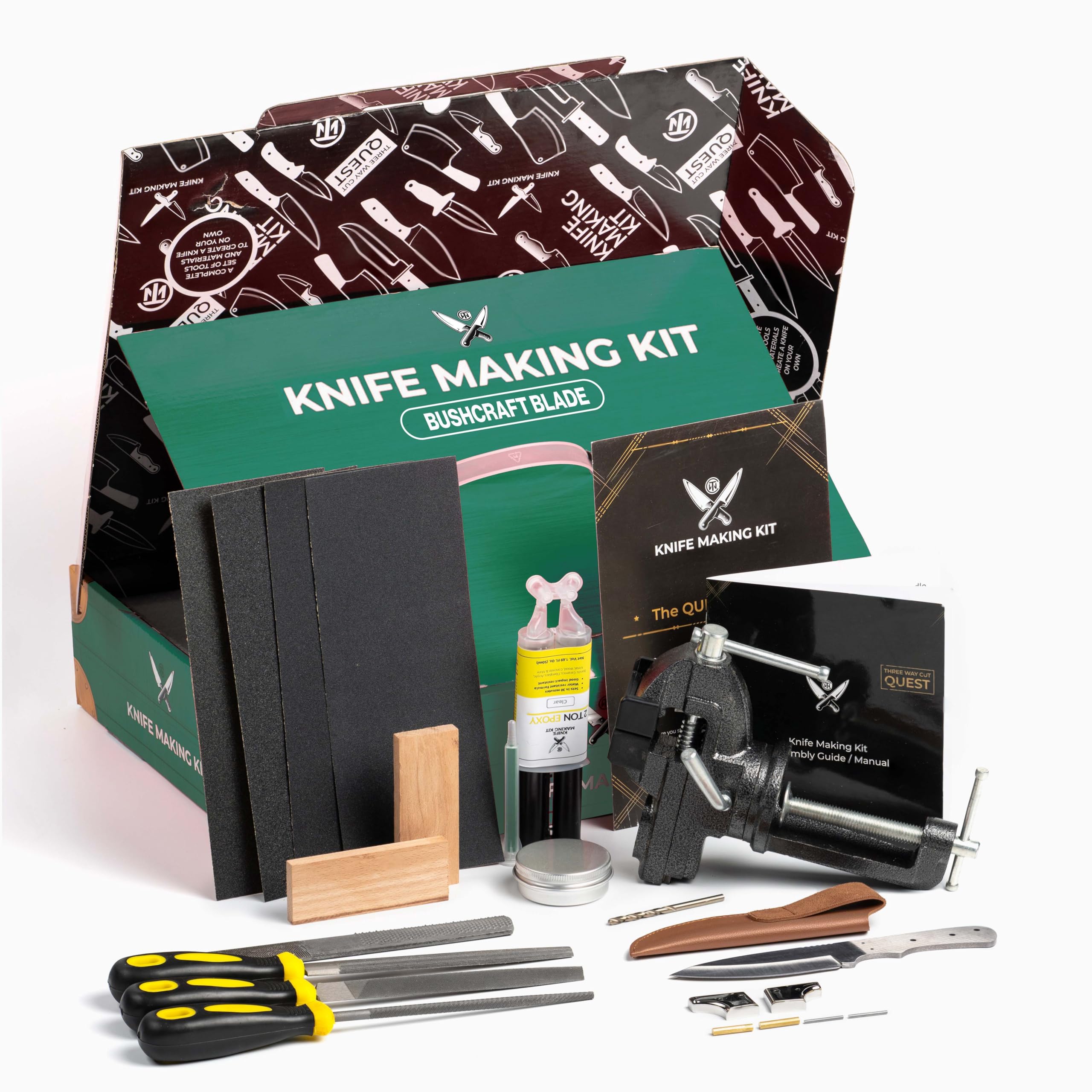 Amazon.com: Knife Making Kit DIY Gift for Men - Gift Set, Complete ...